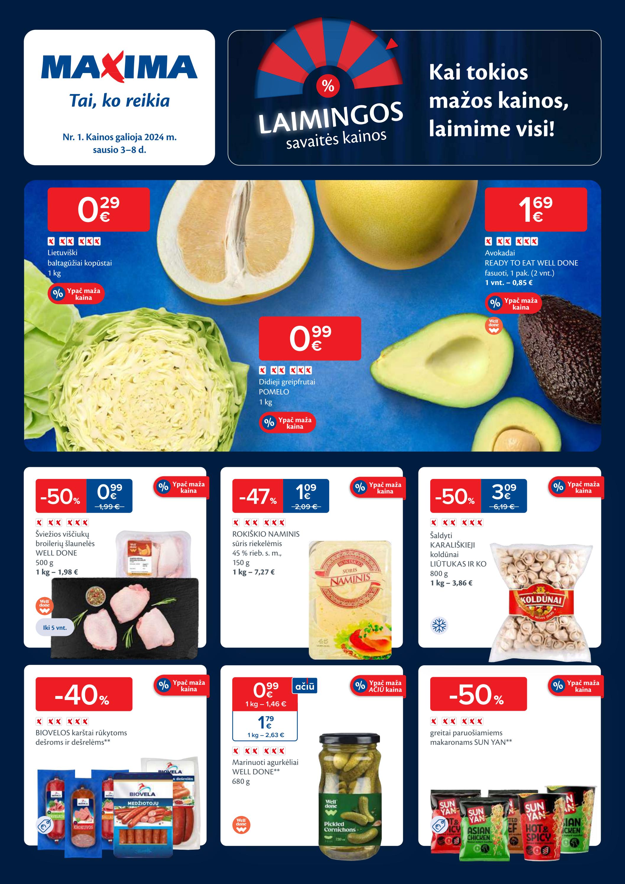 MAXIMA kaininis leidinys Nr. 1 by MAXIMA LT - Issuu