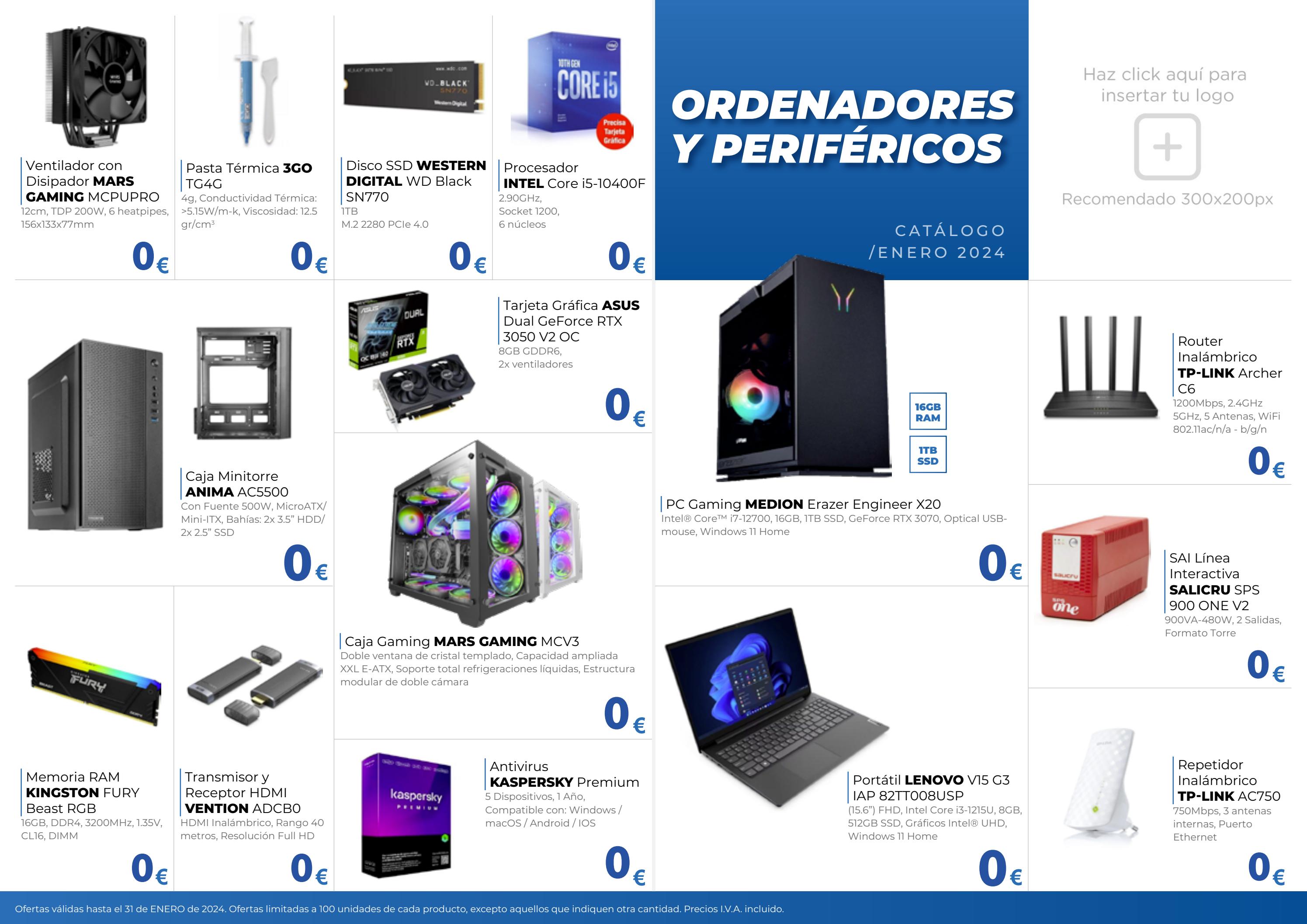 Catálogo Ordenadores y Periféricos Enero 2024 (Sin Precio) by Depau - Issuu