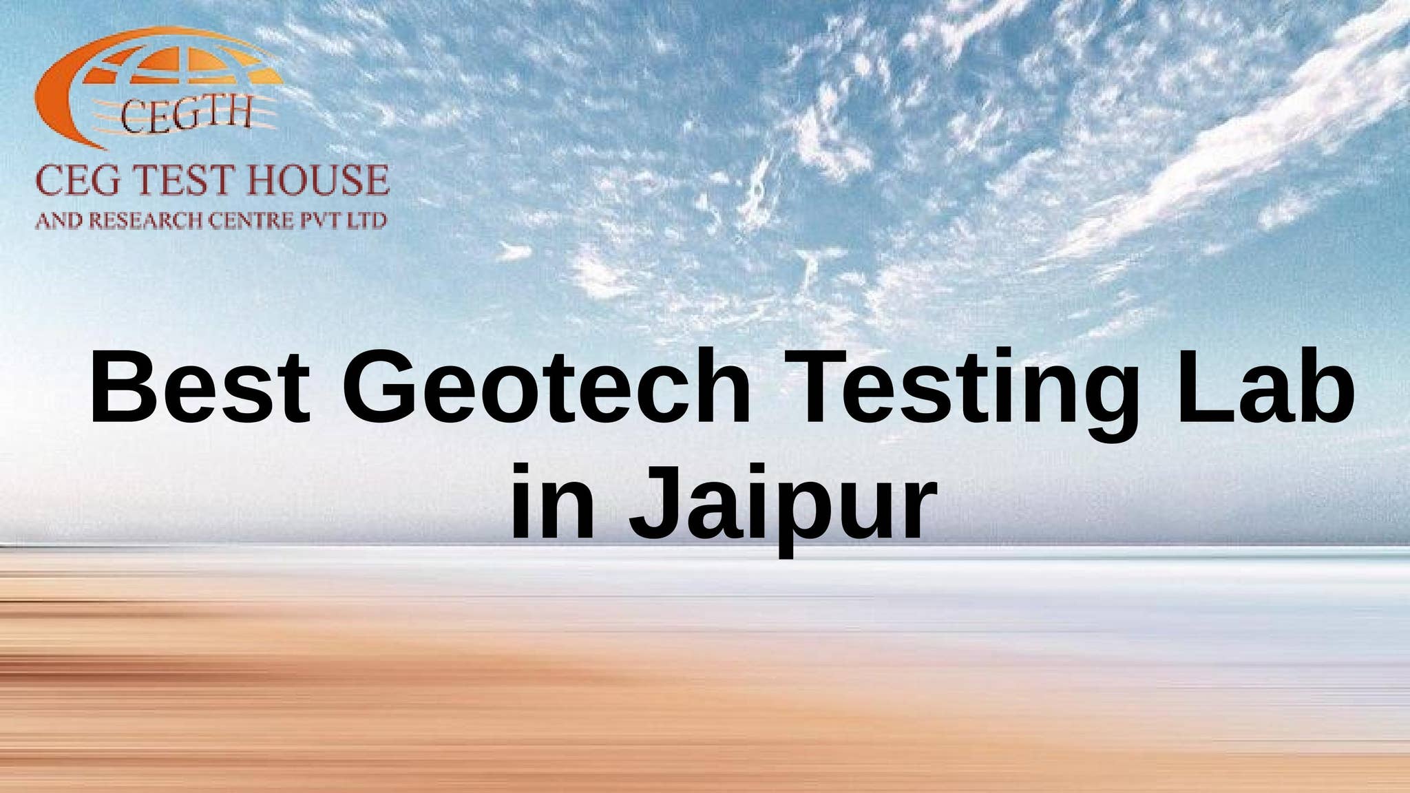 Best Geotech Testing Lab in Jaipur by cegtesthouse - Issuu
