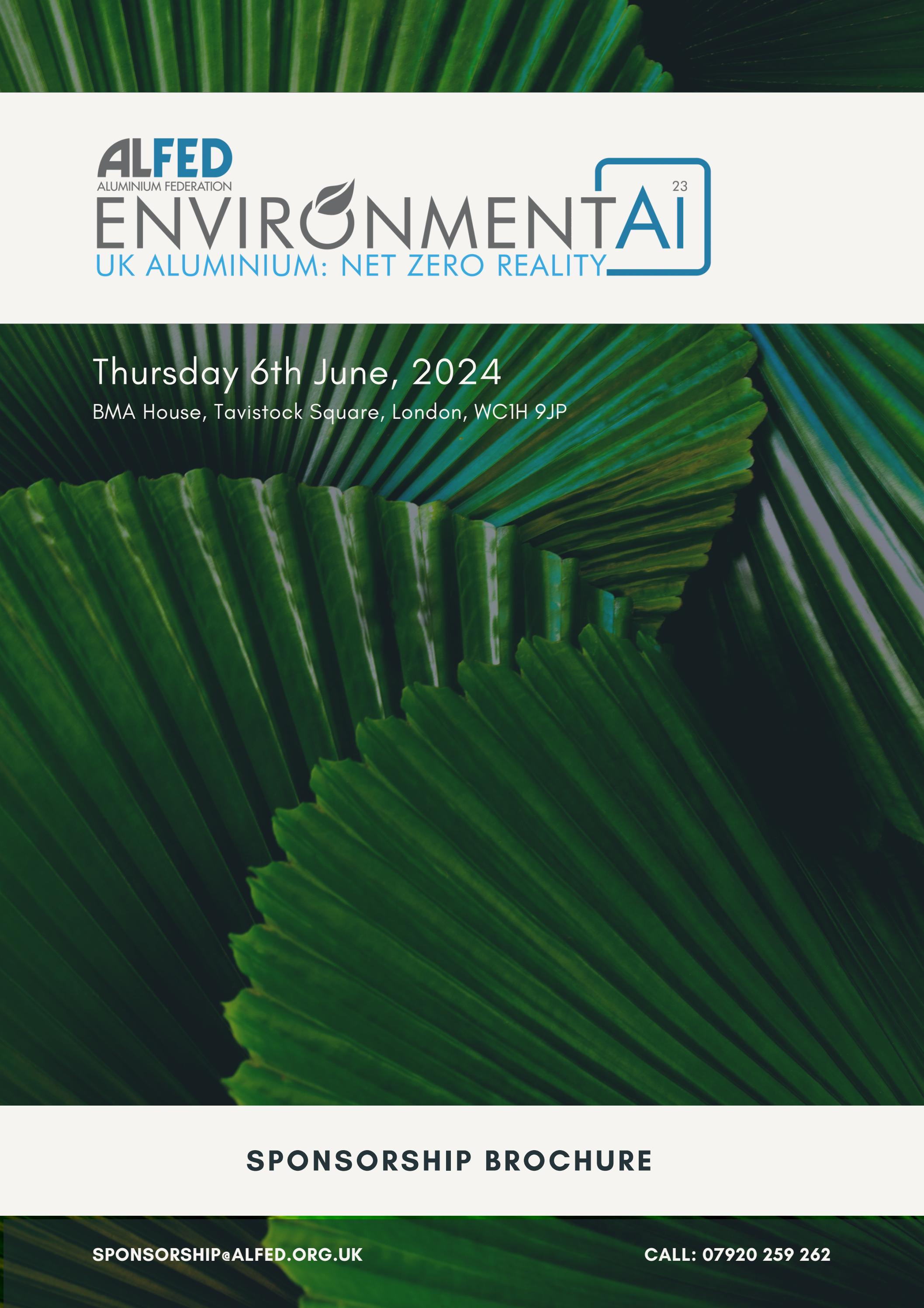 EnvironmentAl Sponsorship Brochure by Aluminium Federation - Issuu