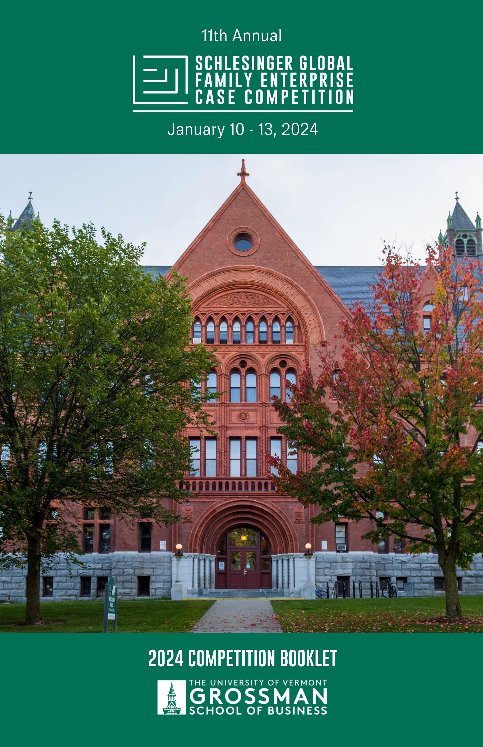 SG-FECC 2024 Competition Booklet by UVM Grossman School of Business - Issuu