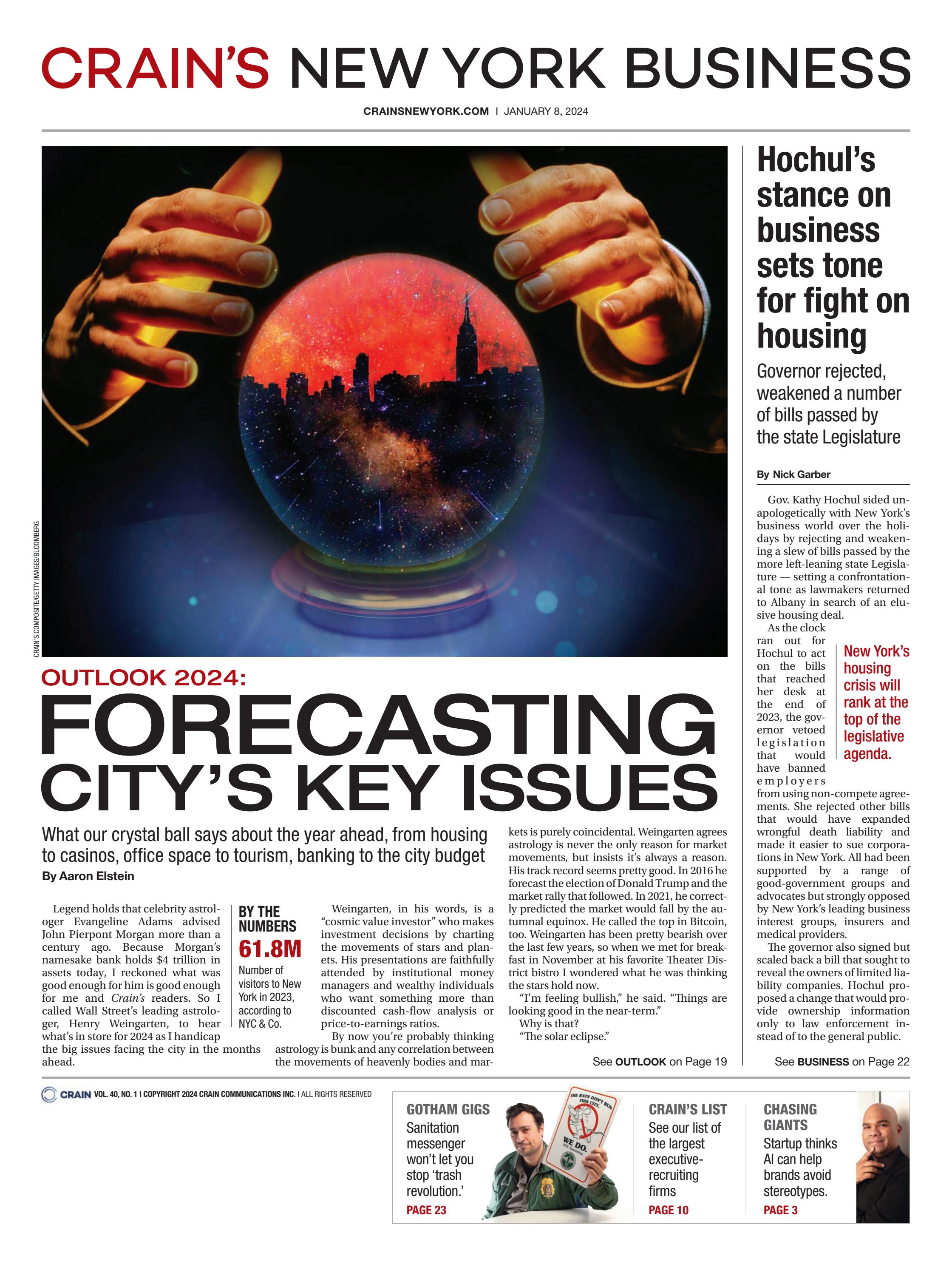 Crain's New York Business, January 8, 2024 by crains-new-york-business ...