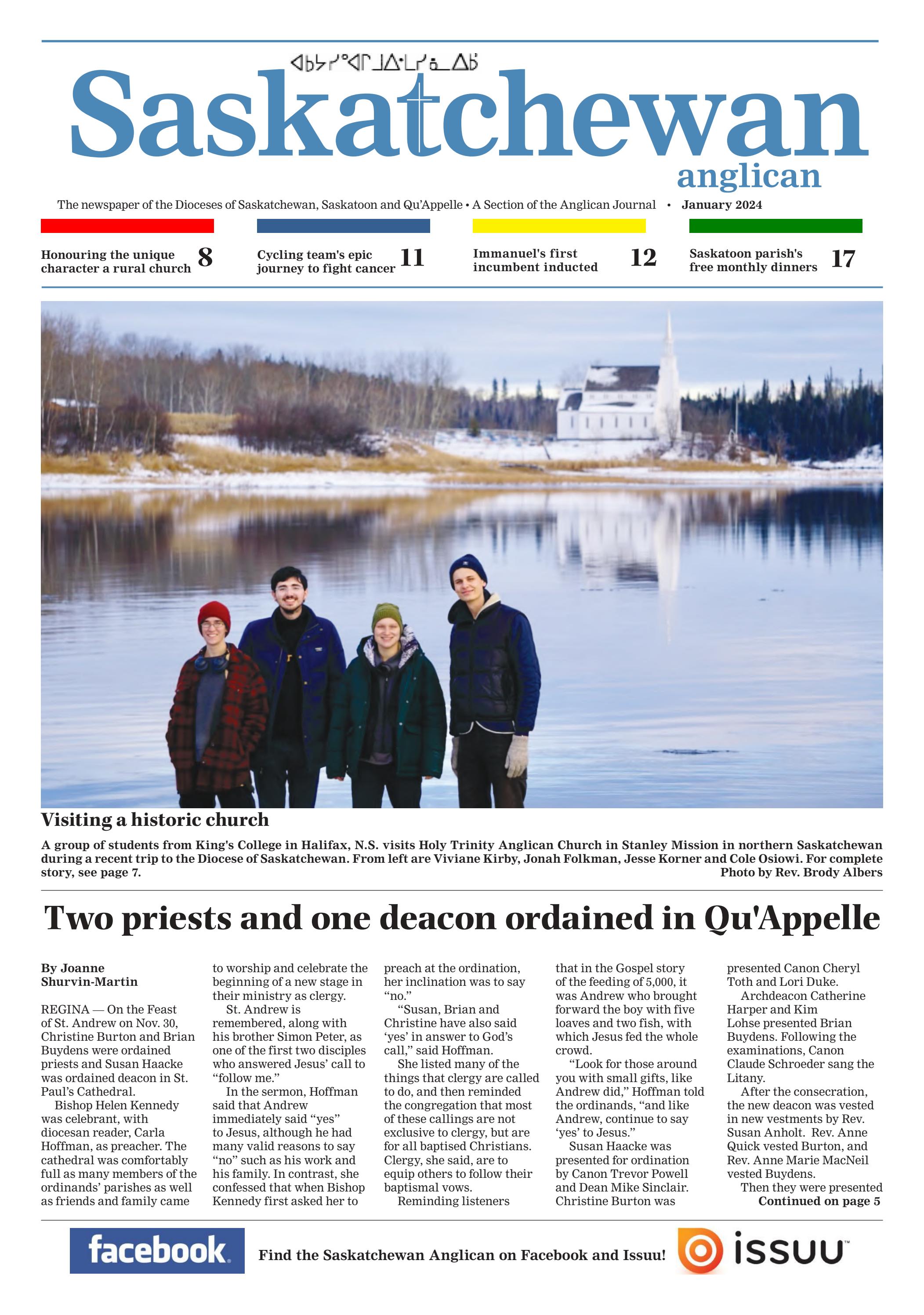 The Saskatchewan Anglican, January 2024 by The Saskatchewan Anglican ...