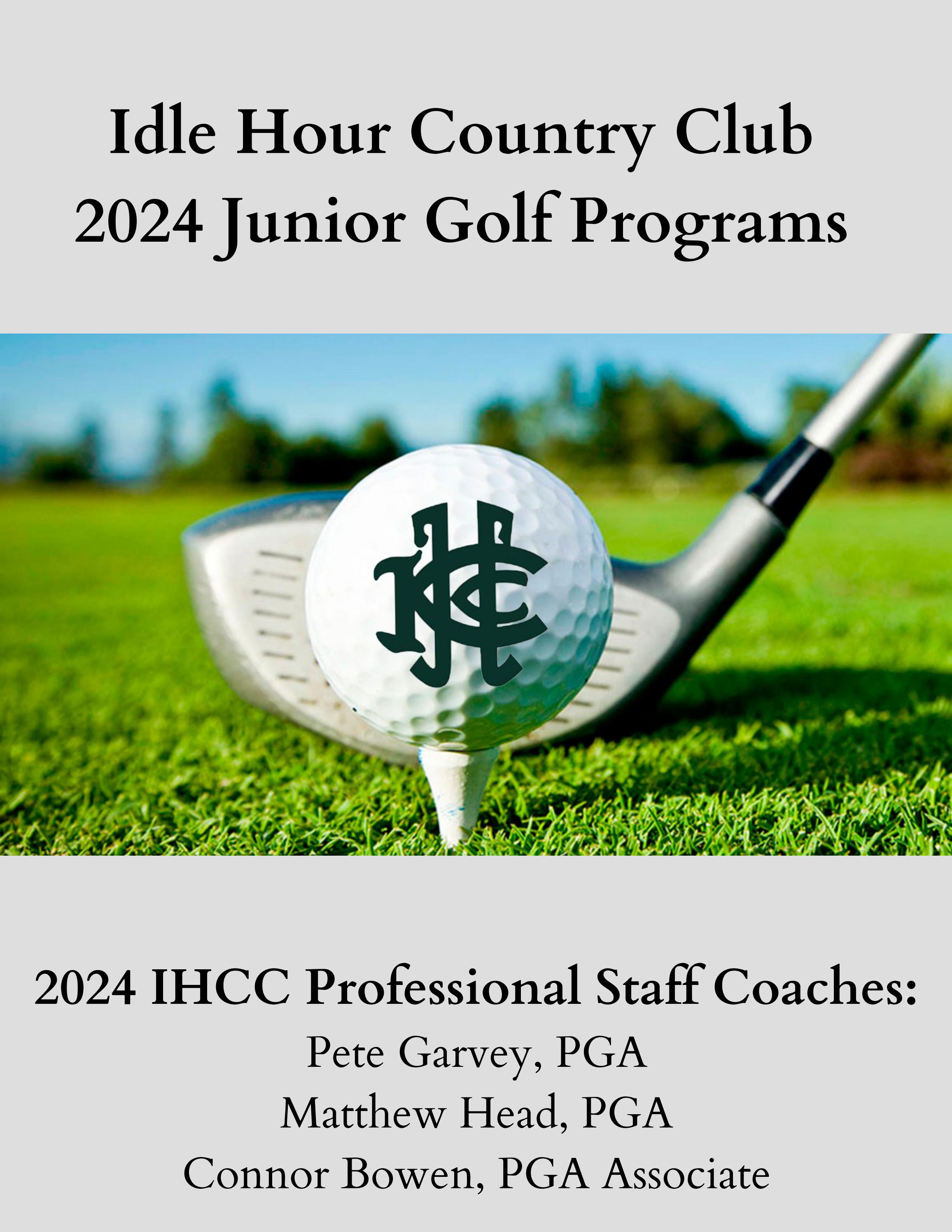 2024 Junior Golf Programs by Idle Hour CC - Issuu
