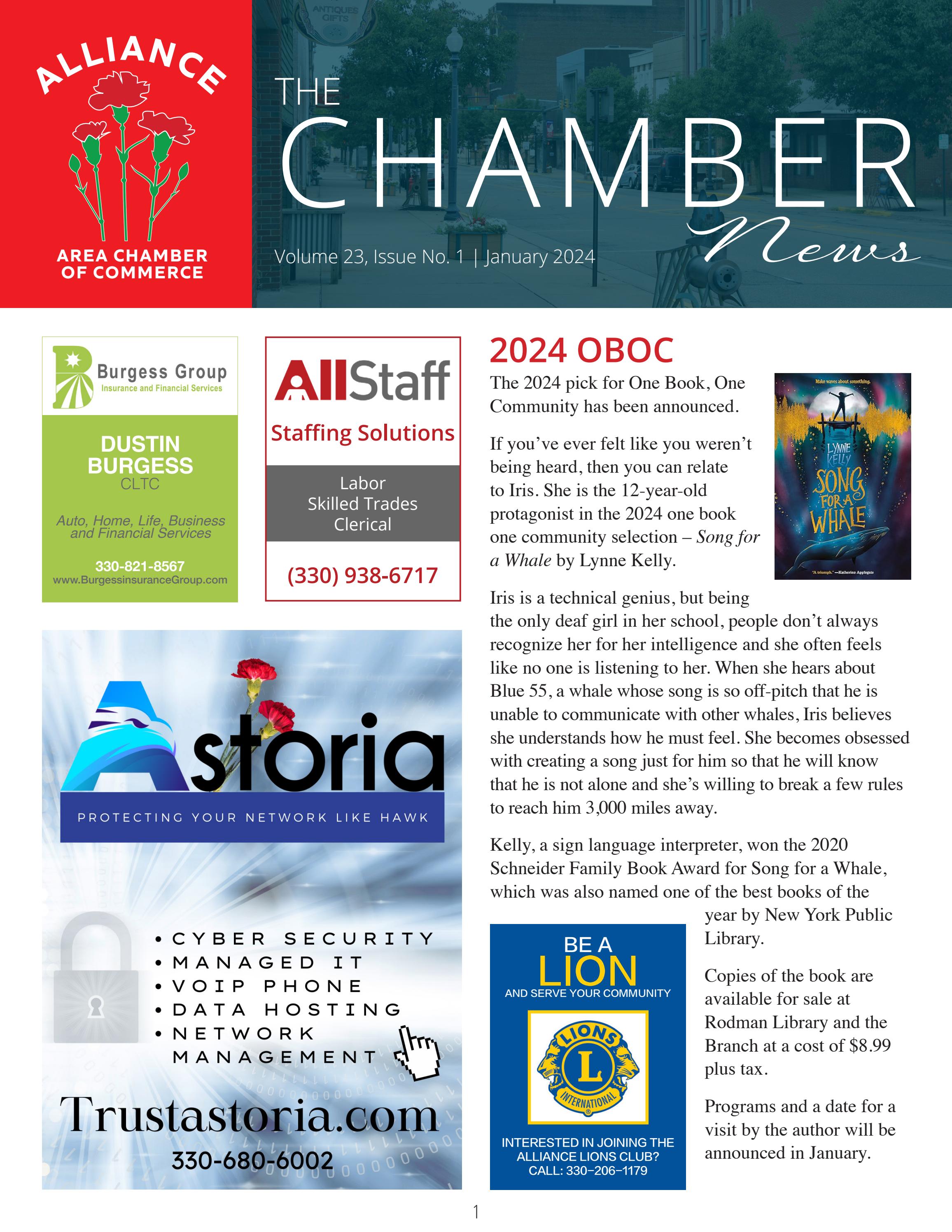 Alliance Chamber Newsletter January 2024 by AllianceAreaChamber - Issuu
