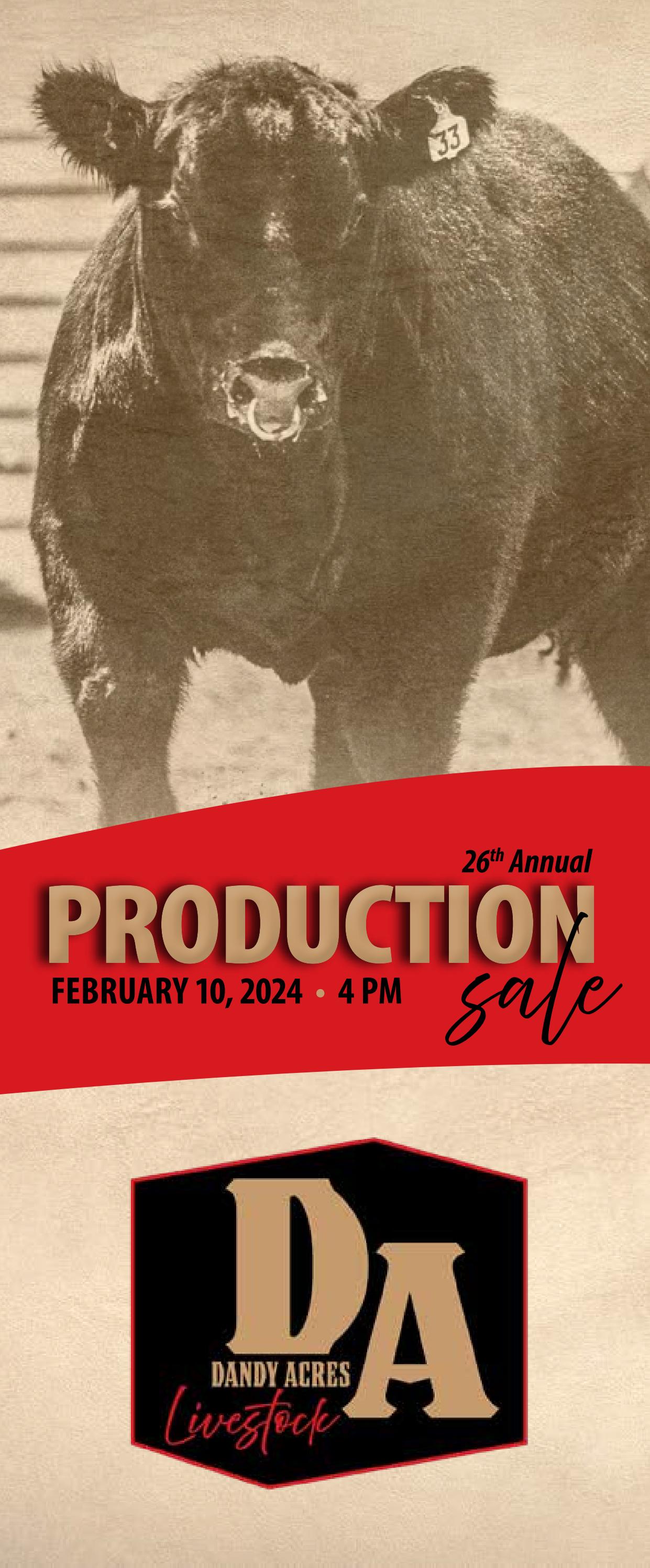 Dandy Acres Annual Production Sale 2024 by Katie Delaney-Johnson - Issuu
