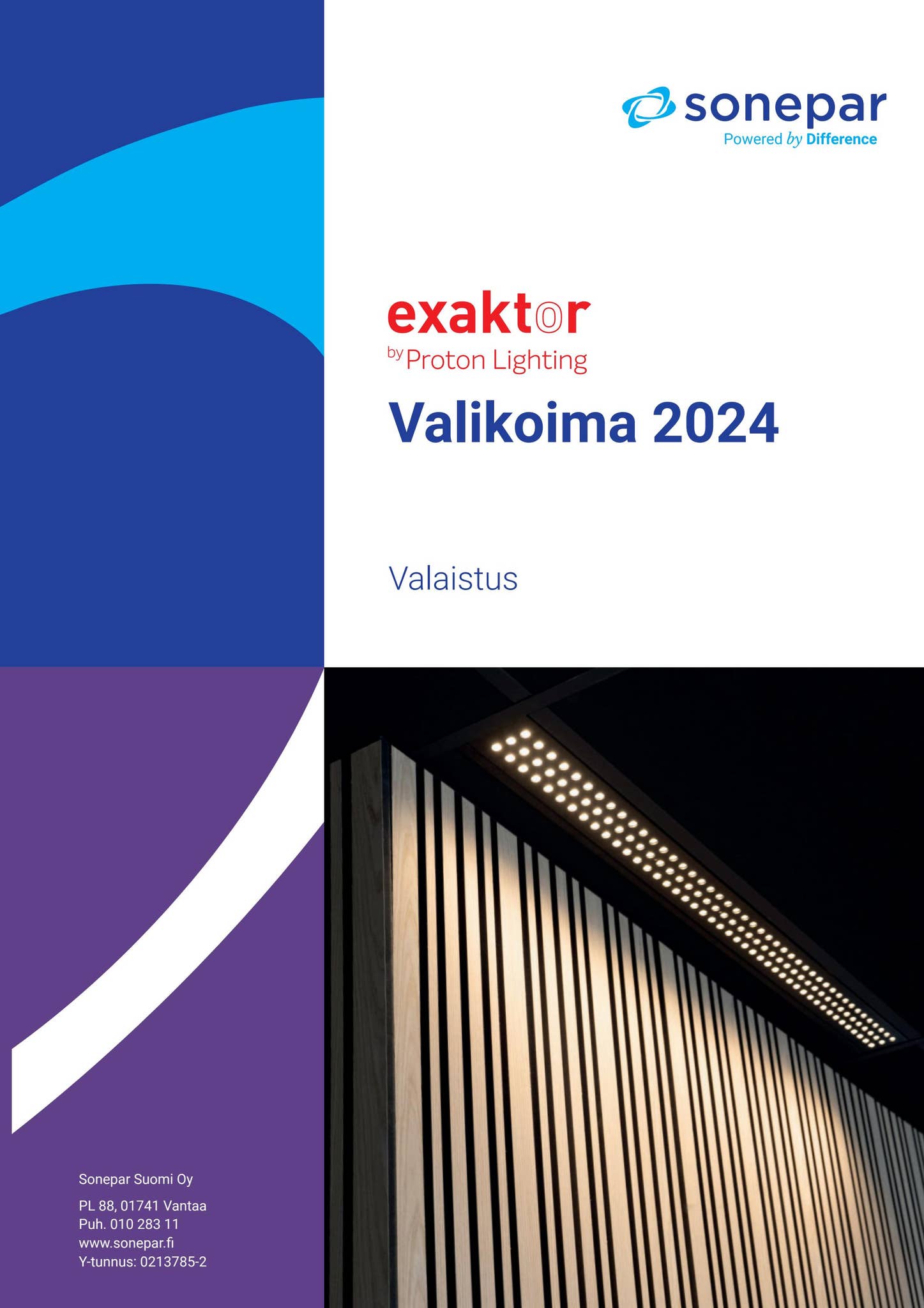 Exaktor by Proton Lighting - Valikoima 2024 Sonepar by protongroup - Issuu