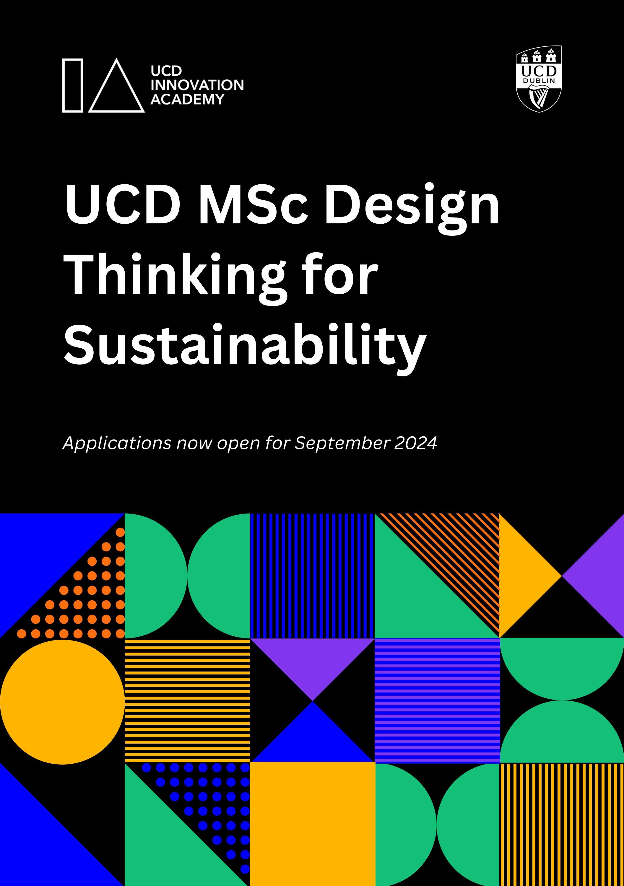 MSc Design Thinking for Sustainability International Brochure 2024/25 ...