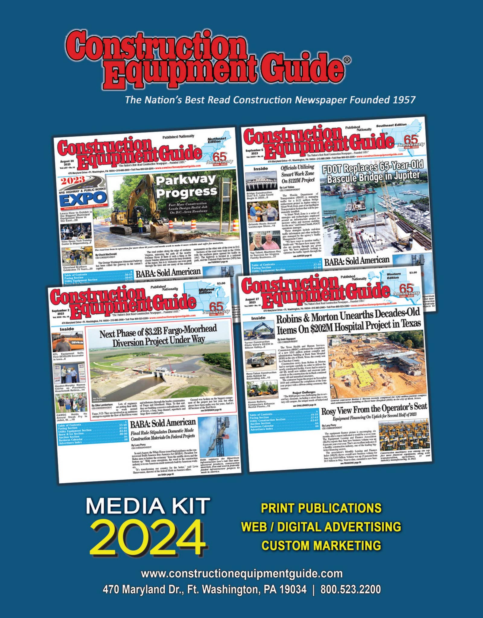 Construction Equipment Guide 2024 Media Kit by Construction Equipment ...