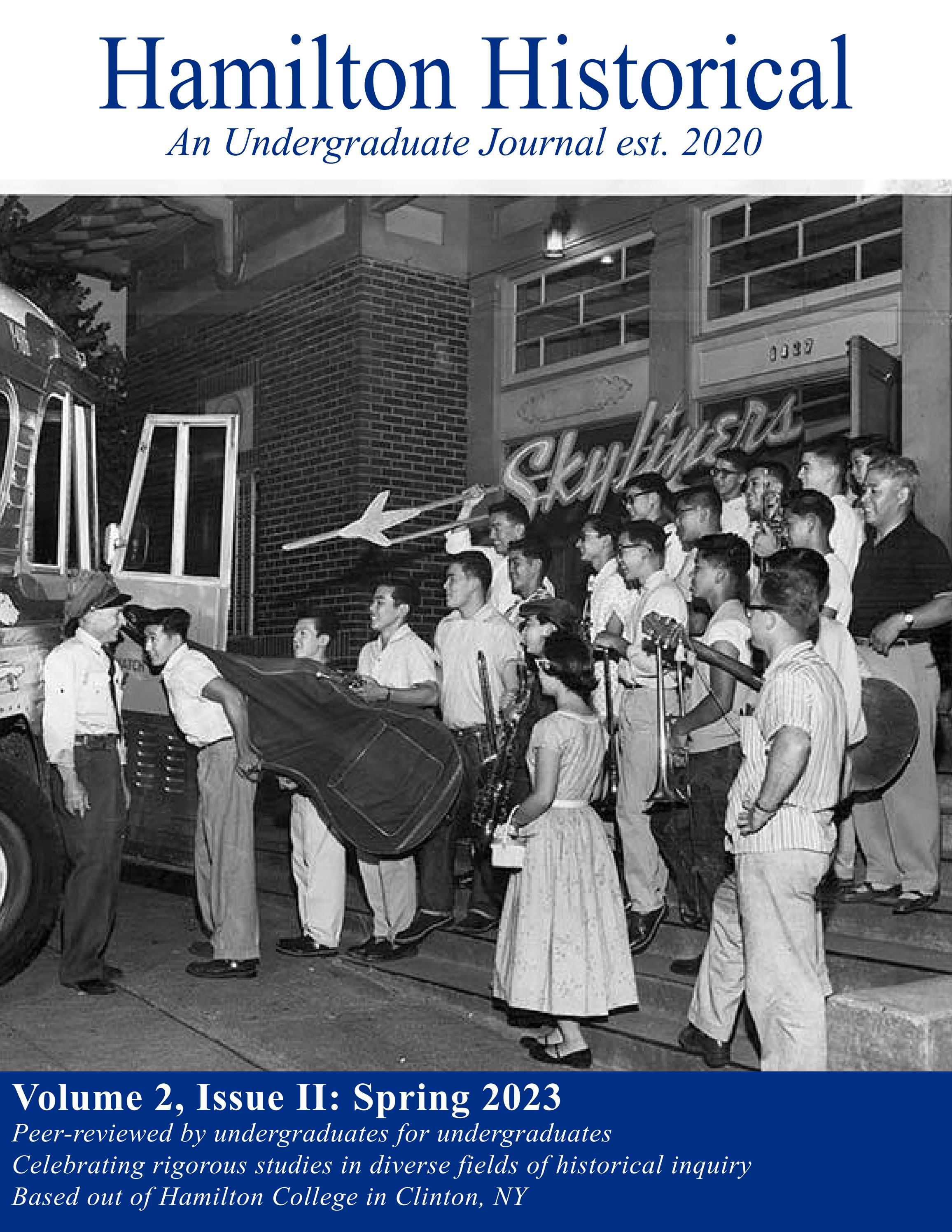 Hamilton Historical - Volume II, Issue II by Hamilton College - Issuu