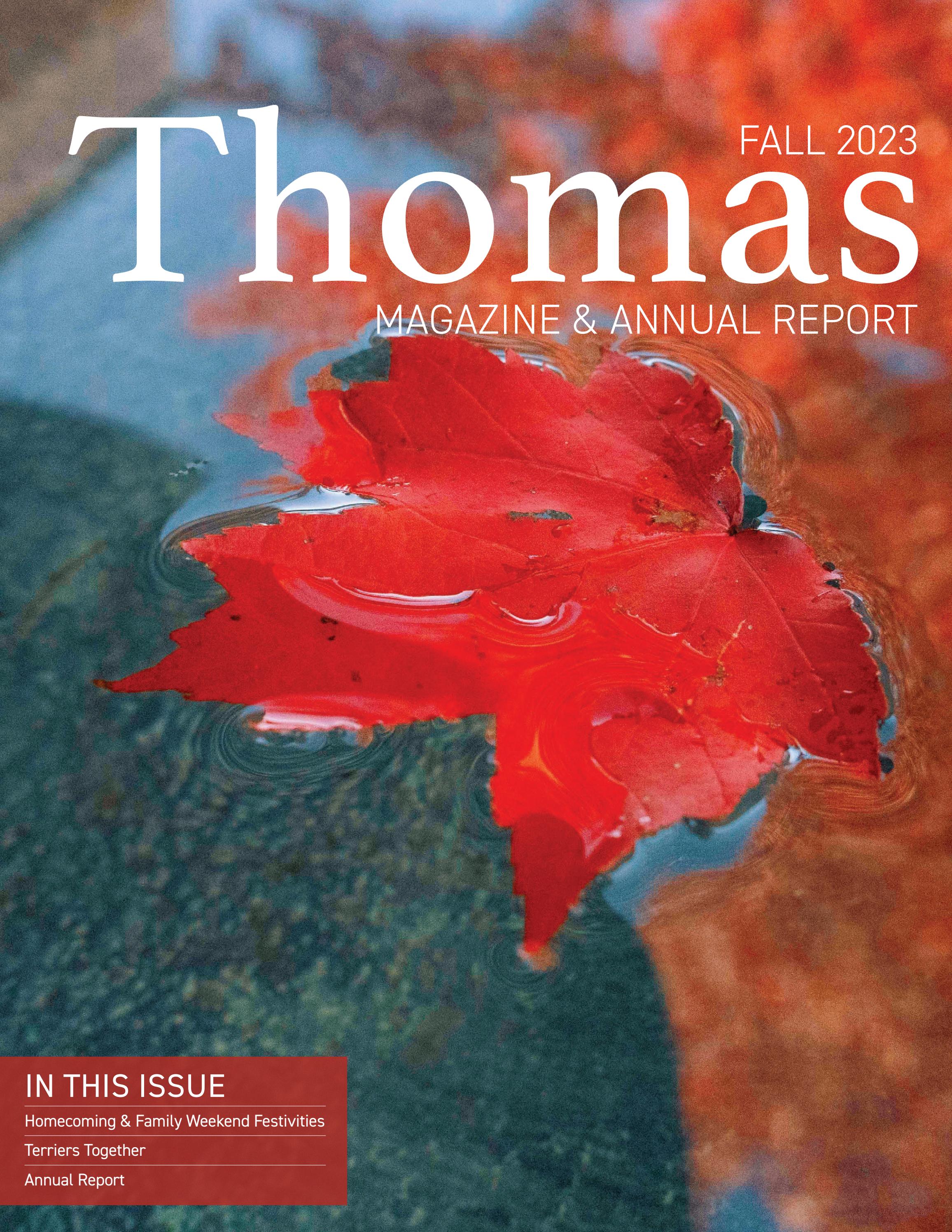 Thomas Magazine & Annual Report Fall 2023 by Thomas College - Issuu