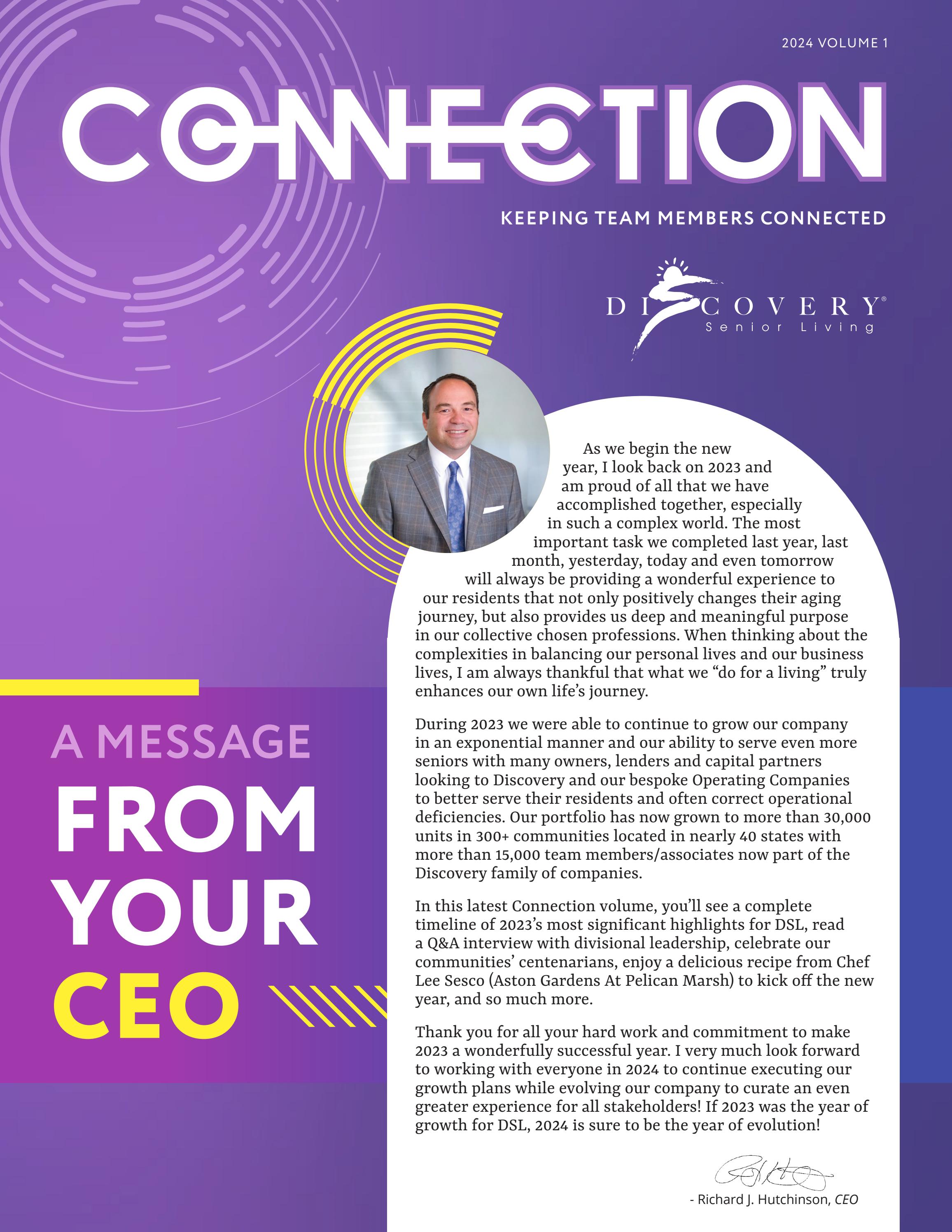 Connection, 2024 Volume 1 by Discovery Senior Living - Issuu