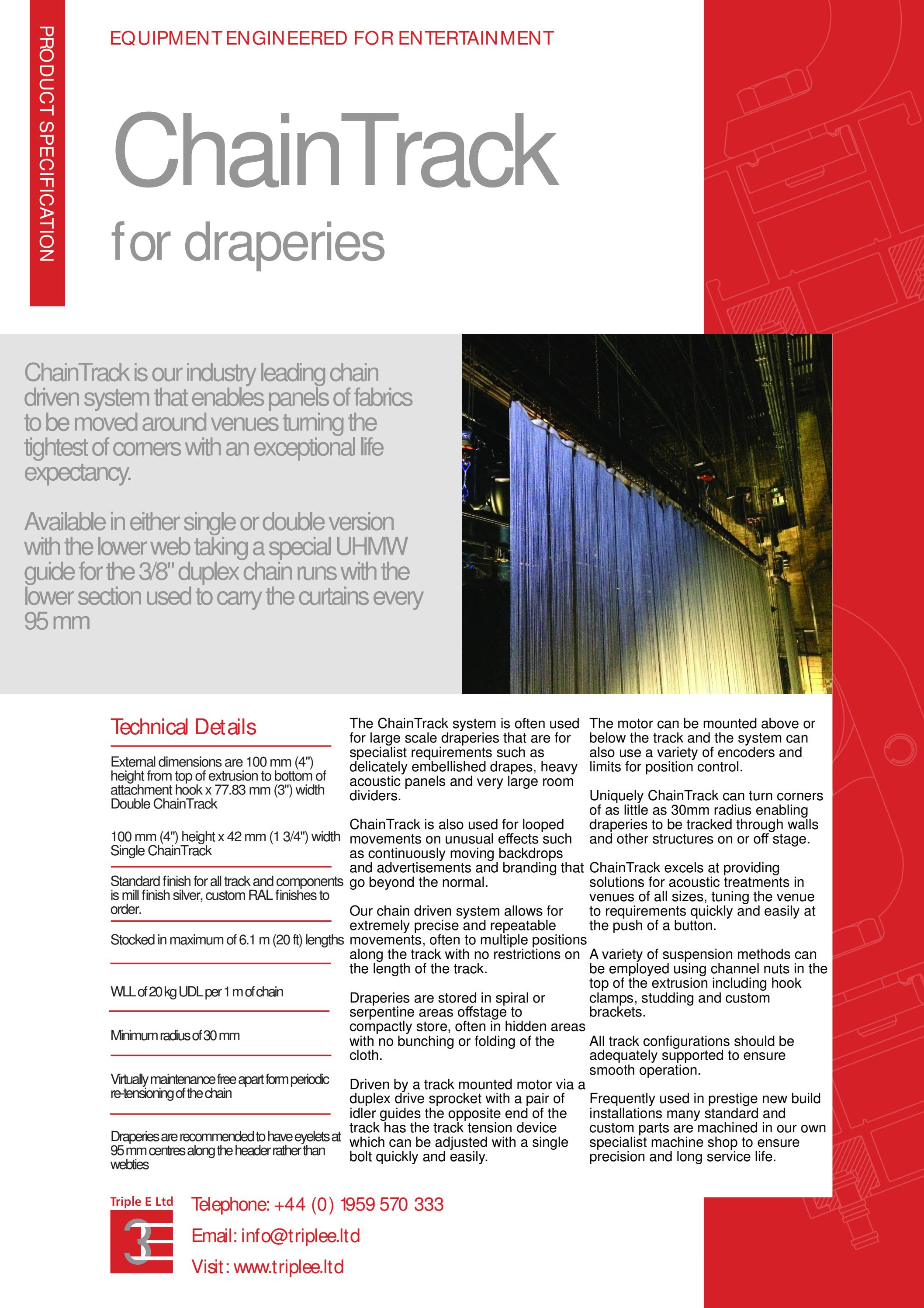 ChainTrack Datasheet by J&C Joel Limited - Issuu