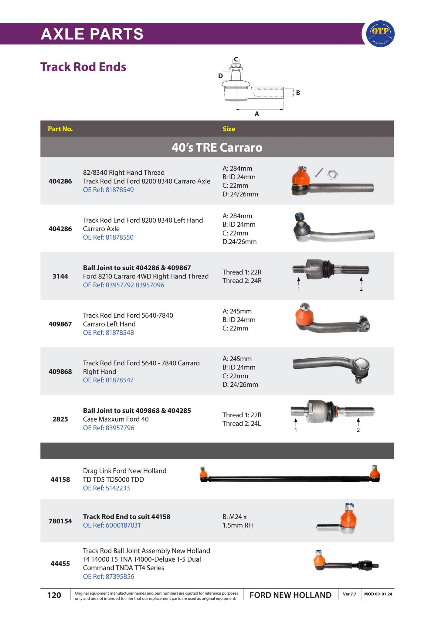 Ford New Holland Parts Catalogue! by Quality Tractor Parts - Issuu
