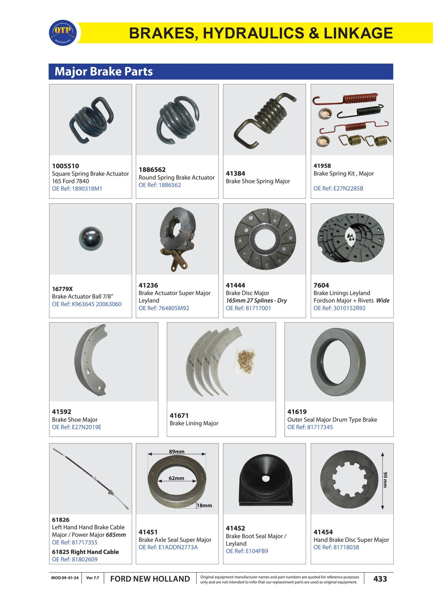 Ford New Holland Parts Catalogue! by Quality Tractor Parts - Issuu