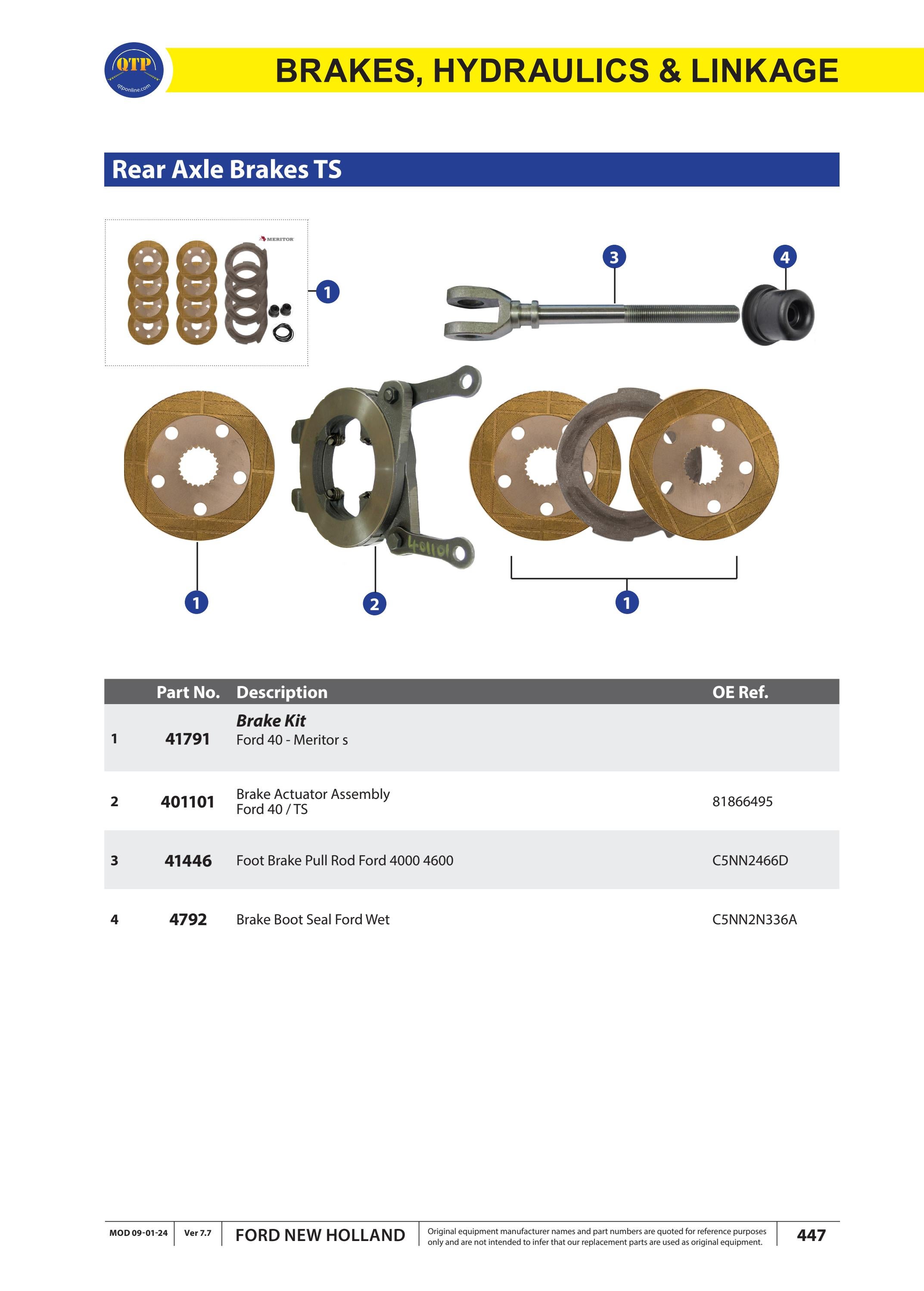 Ford New Holland Parts Catalogue! by Quality Tractor Parts - Issuu