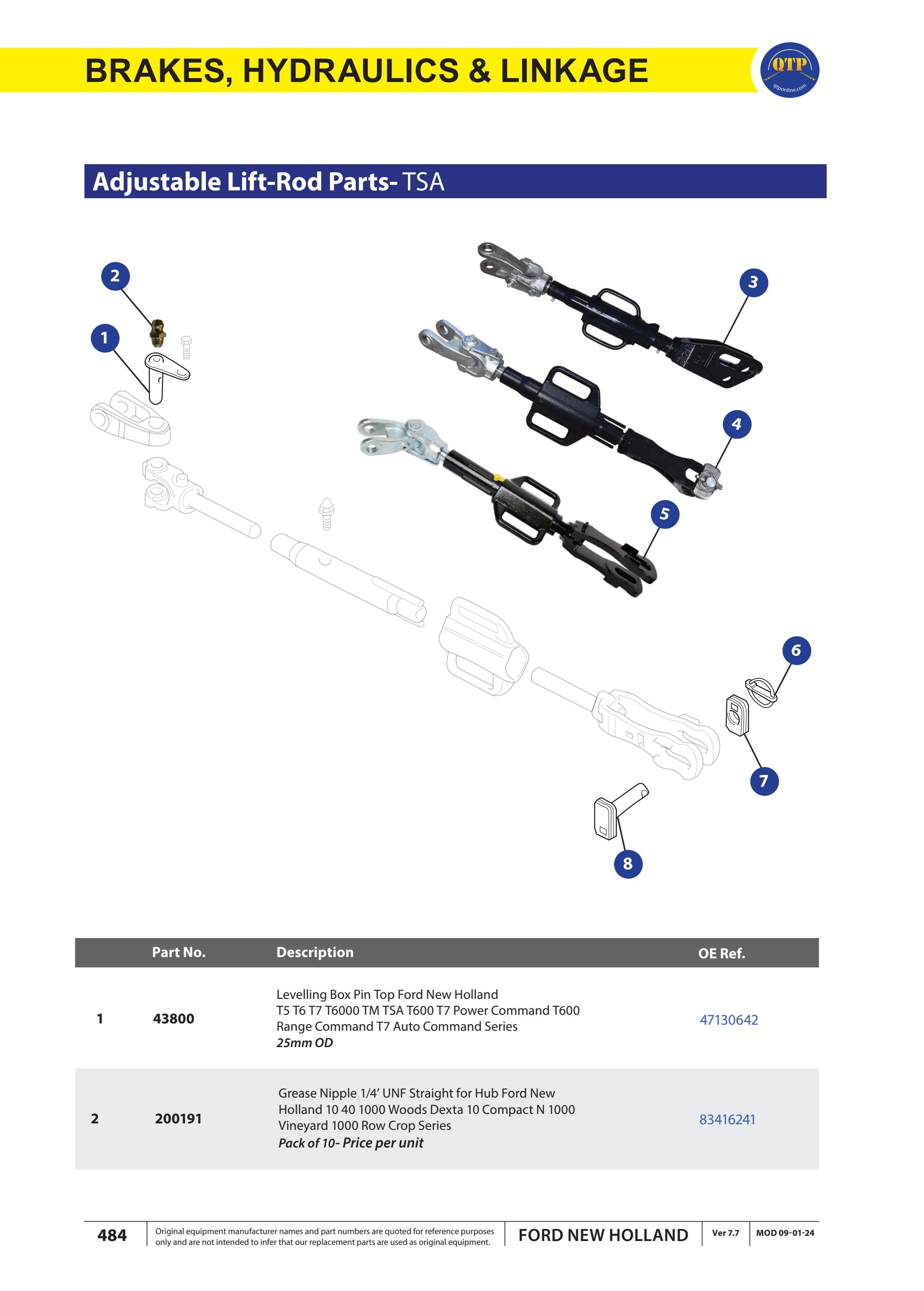 Ford New Holland Parts Catalogue! by Quality Tractor Parts - Issuu