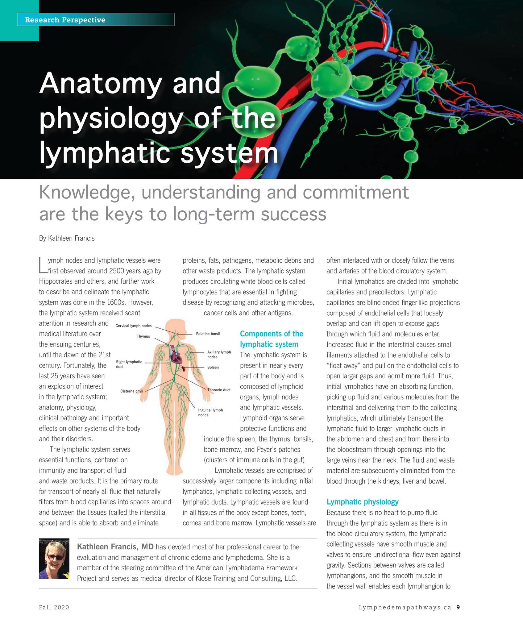 Anatomy and physiology of the lymphatic system. K, Francis. by Canadian ...