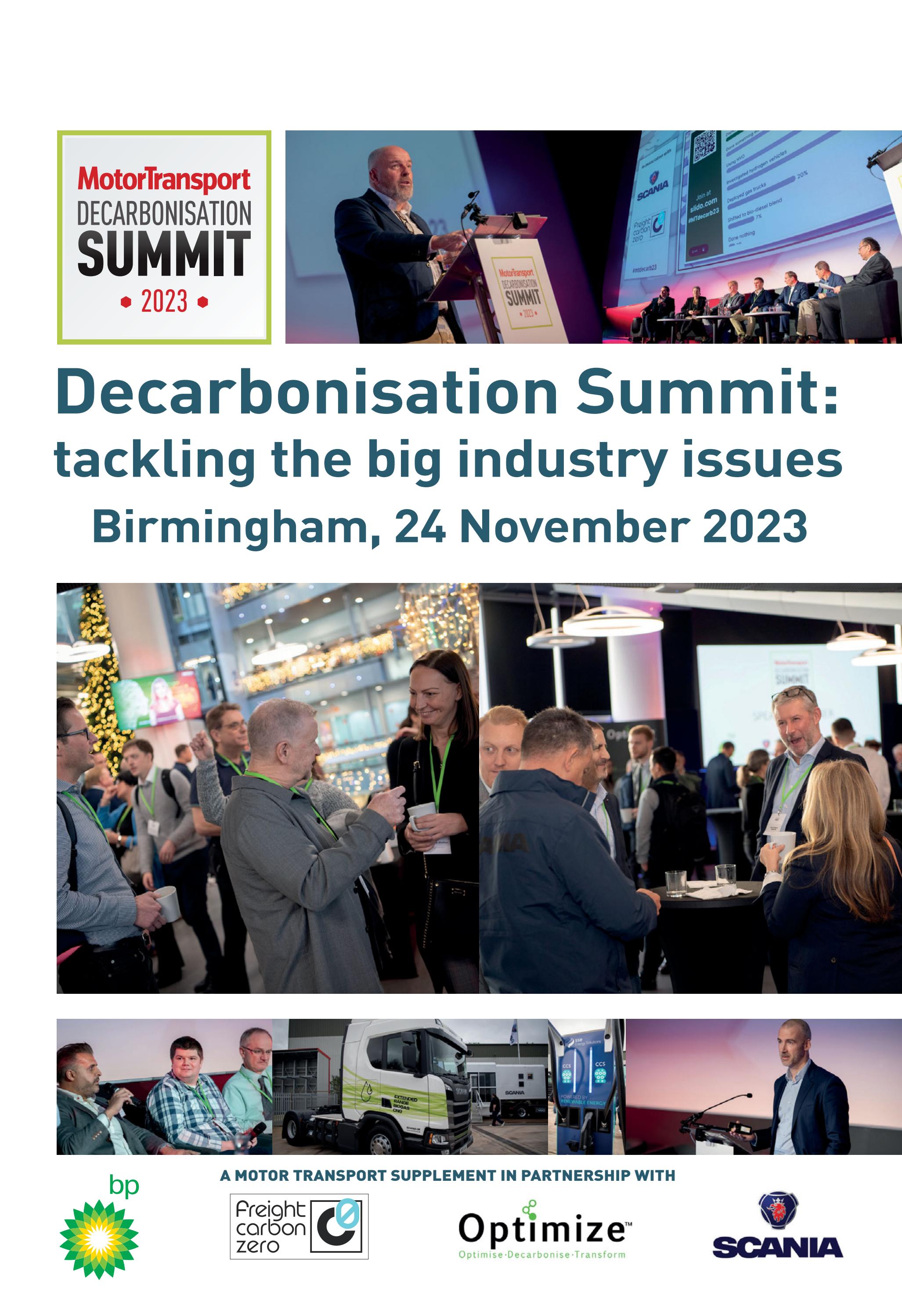 Motor Transport Decarbonisation Summit 2023 by Motor Transport - Issuu