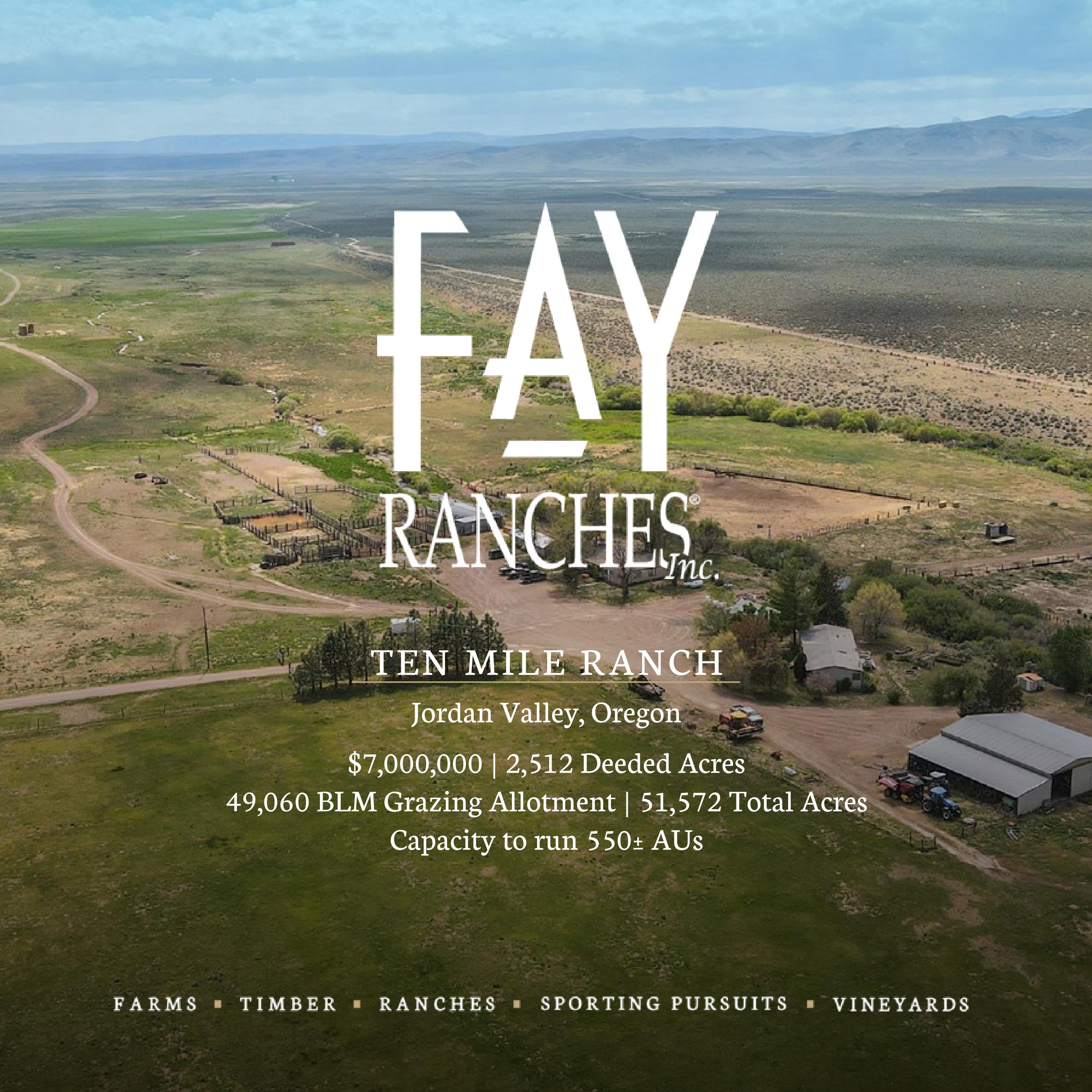 Ten Mile Ranch | Fay Ranches by Fay Ranches - Issuu