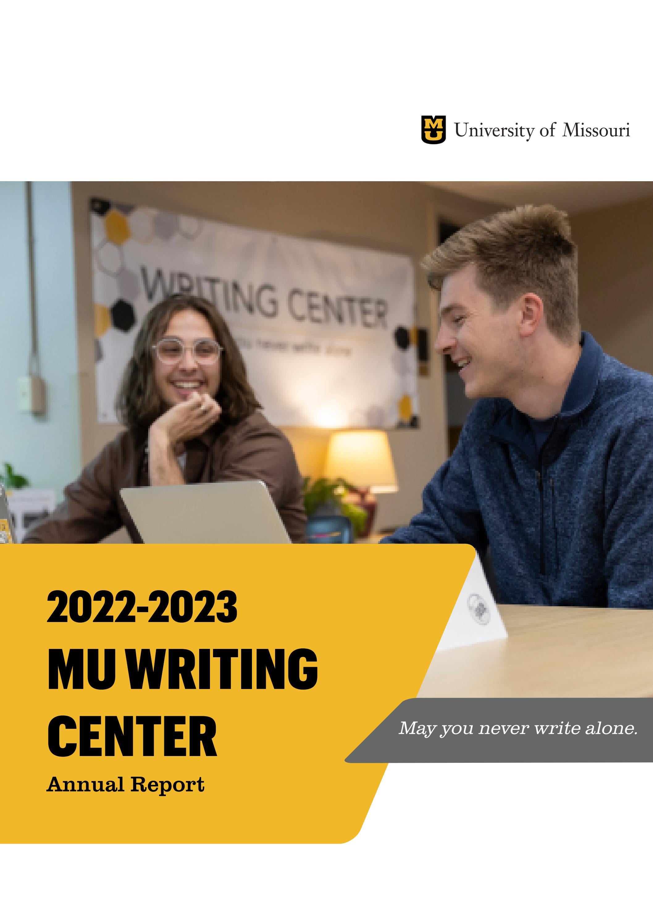 MU Writing Center Annual Report 2022-2023 by MU Writing Center - Issuu