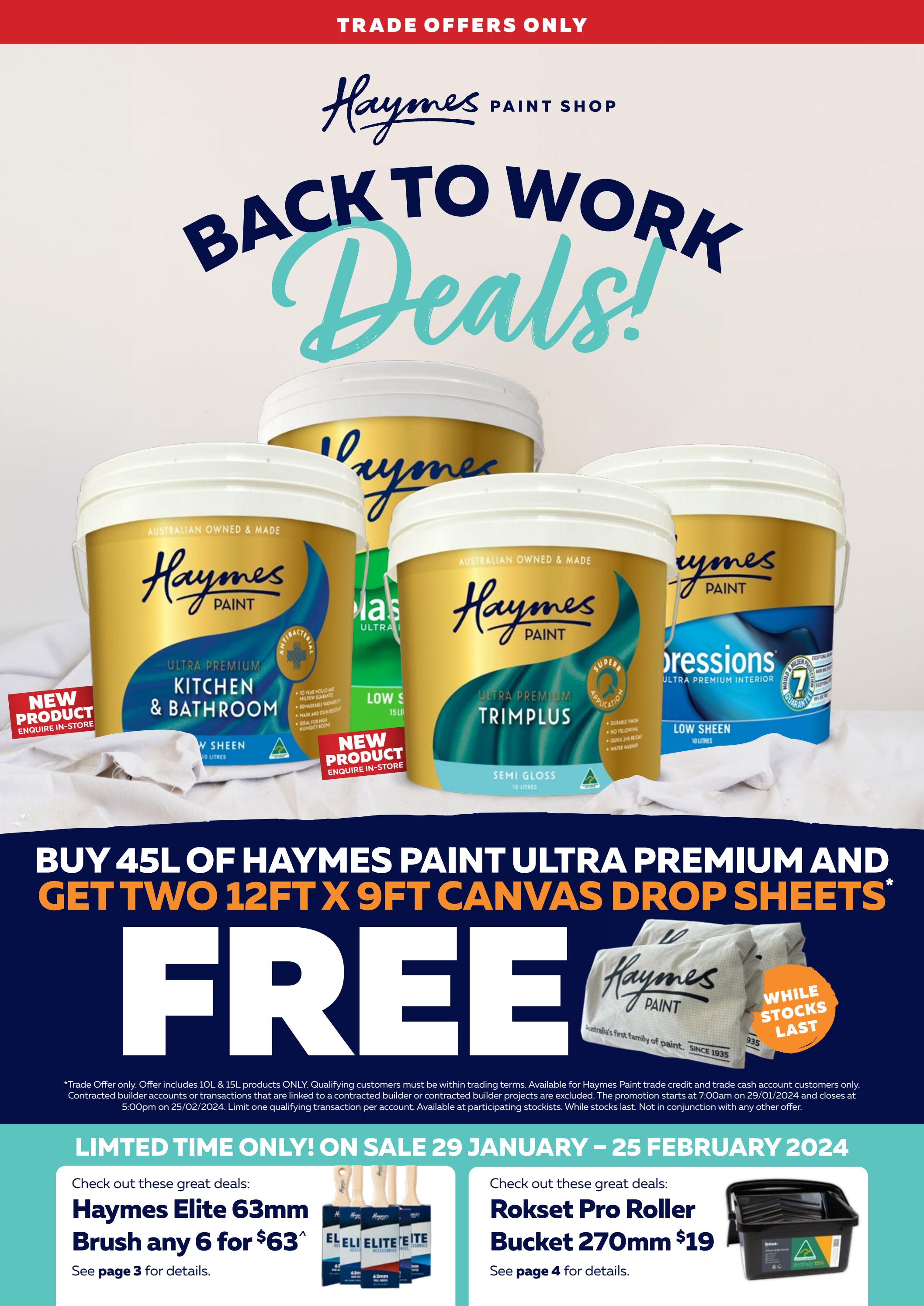 Haymes Paint Shop - Back To Work 2024 by haymes_paint - Issuu