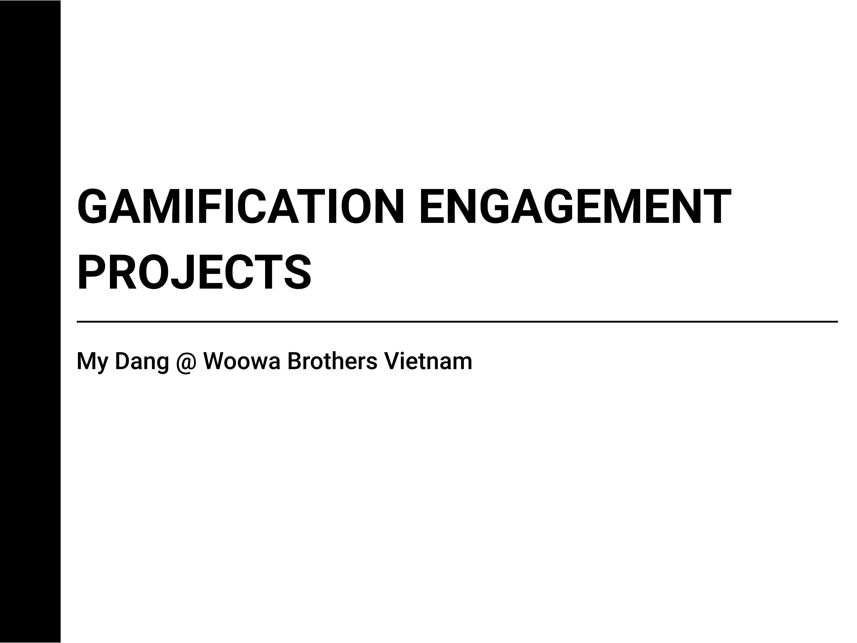 Gamification Projects at BAEMIN by My Dang - Issuu