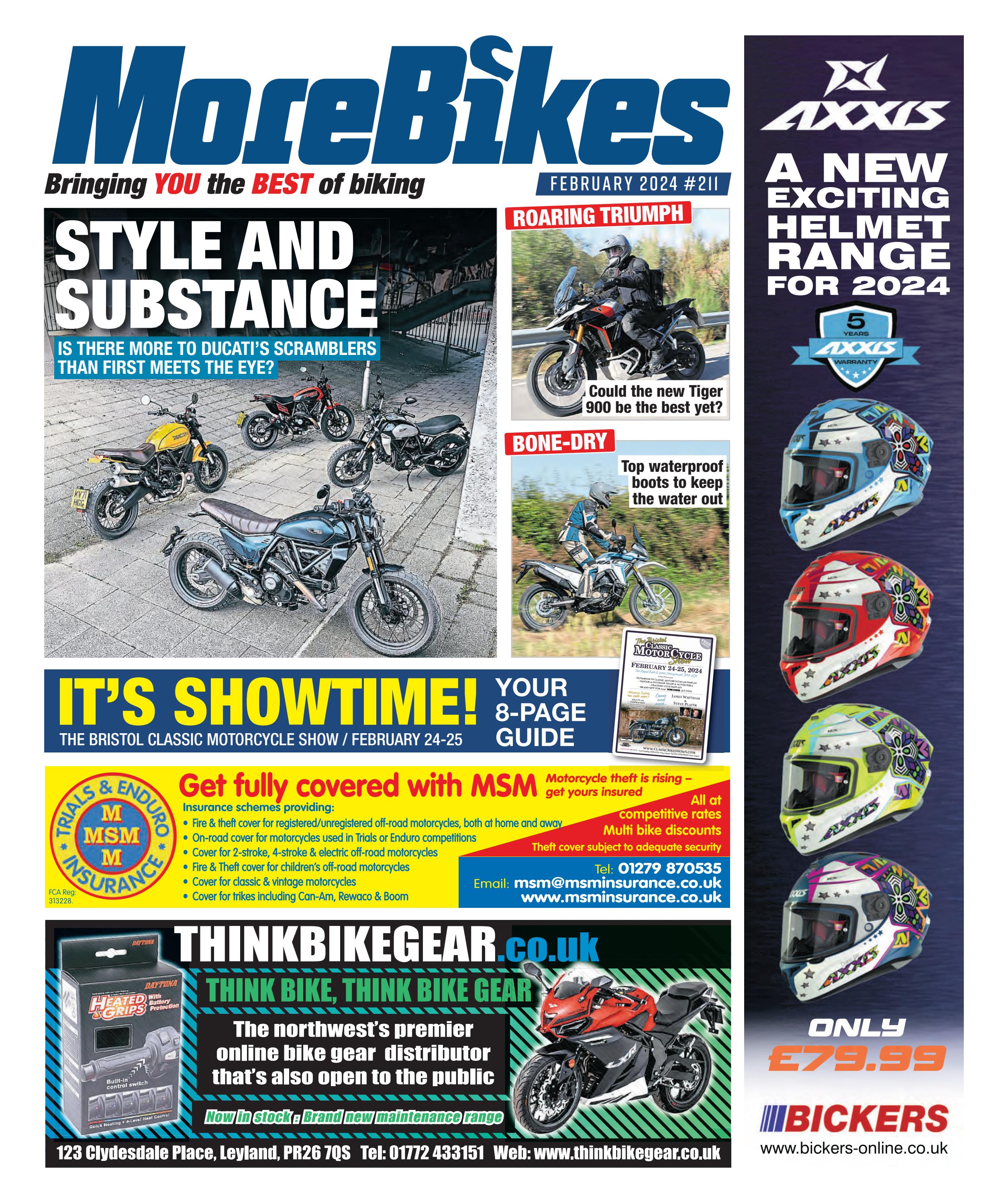 MoreBikes Monthly motorcycle newspaper FREE!! February issue by Mortons ...