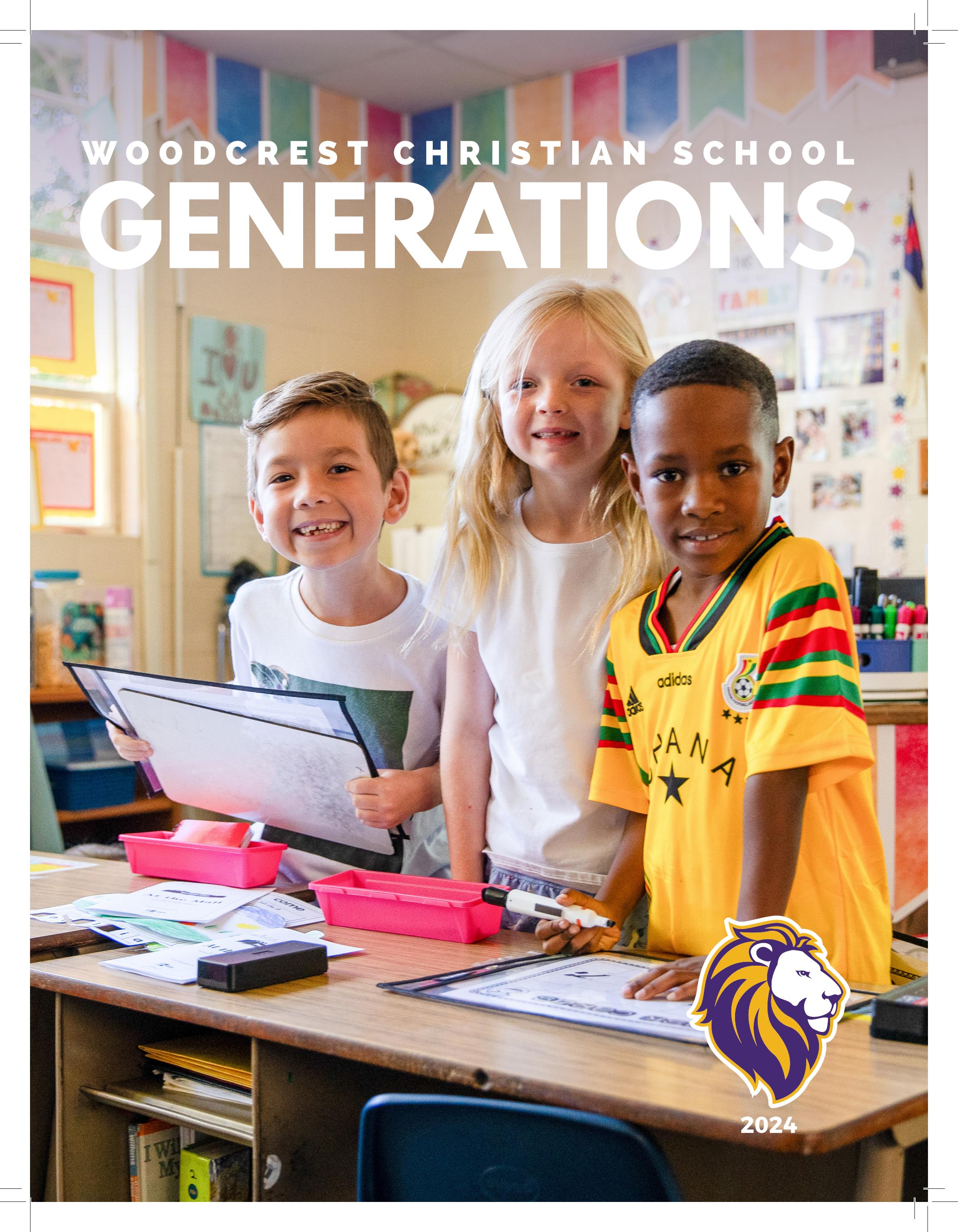 Woodcrest Christian School Generations Magazine 2024 by Woodcrest ...