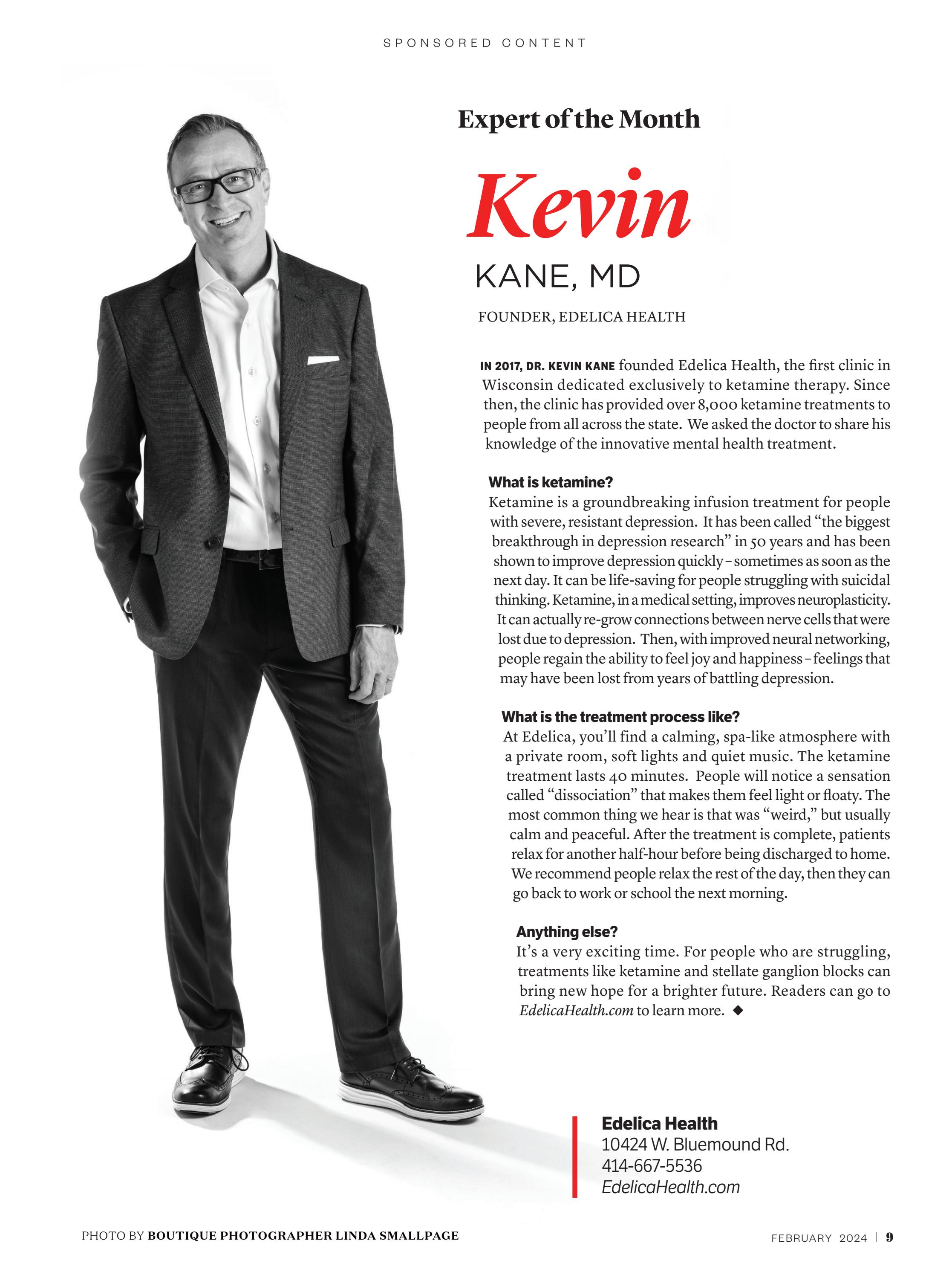 Milwaukee Magazine | Expert of the Month | Kevin Kane, MD by Milwaukee ...