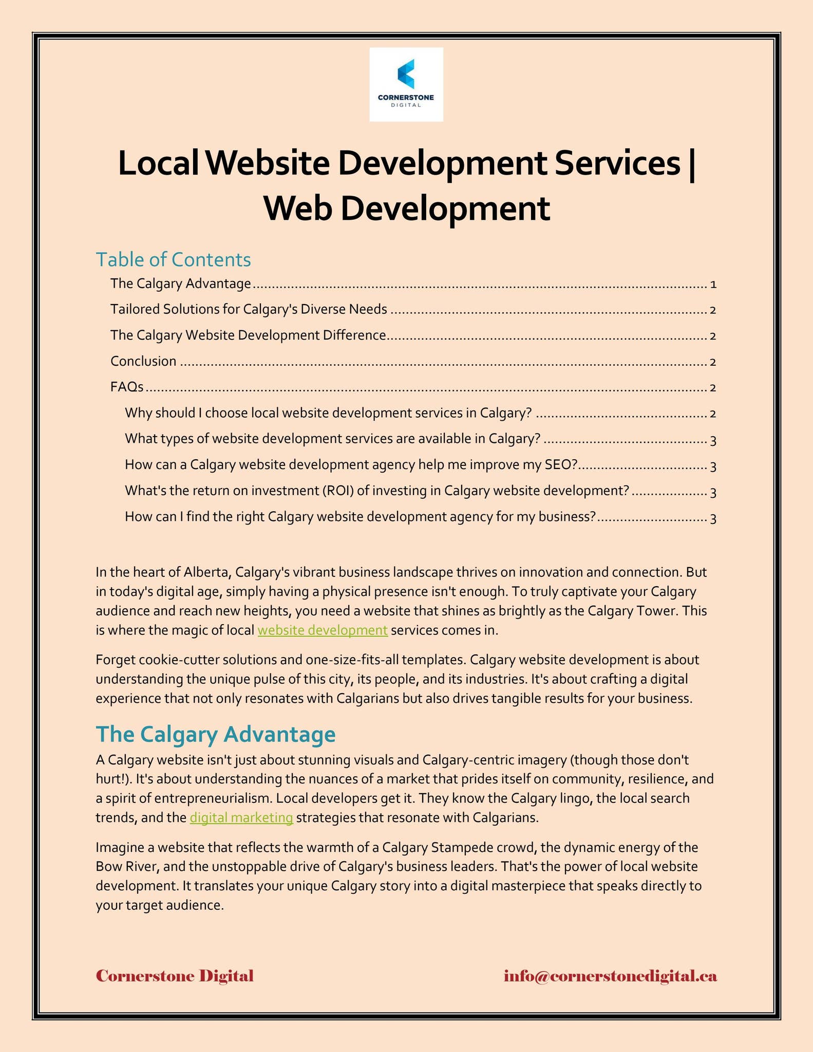 Local Website Development Services | Web Development by Web Cures ...