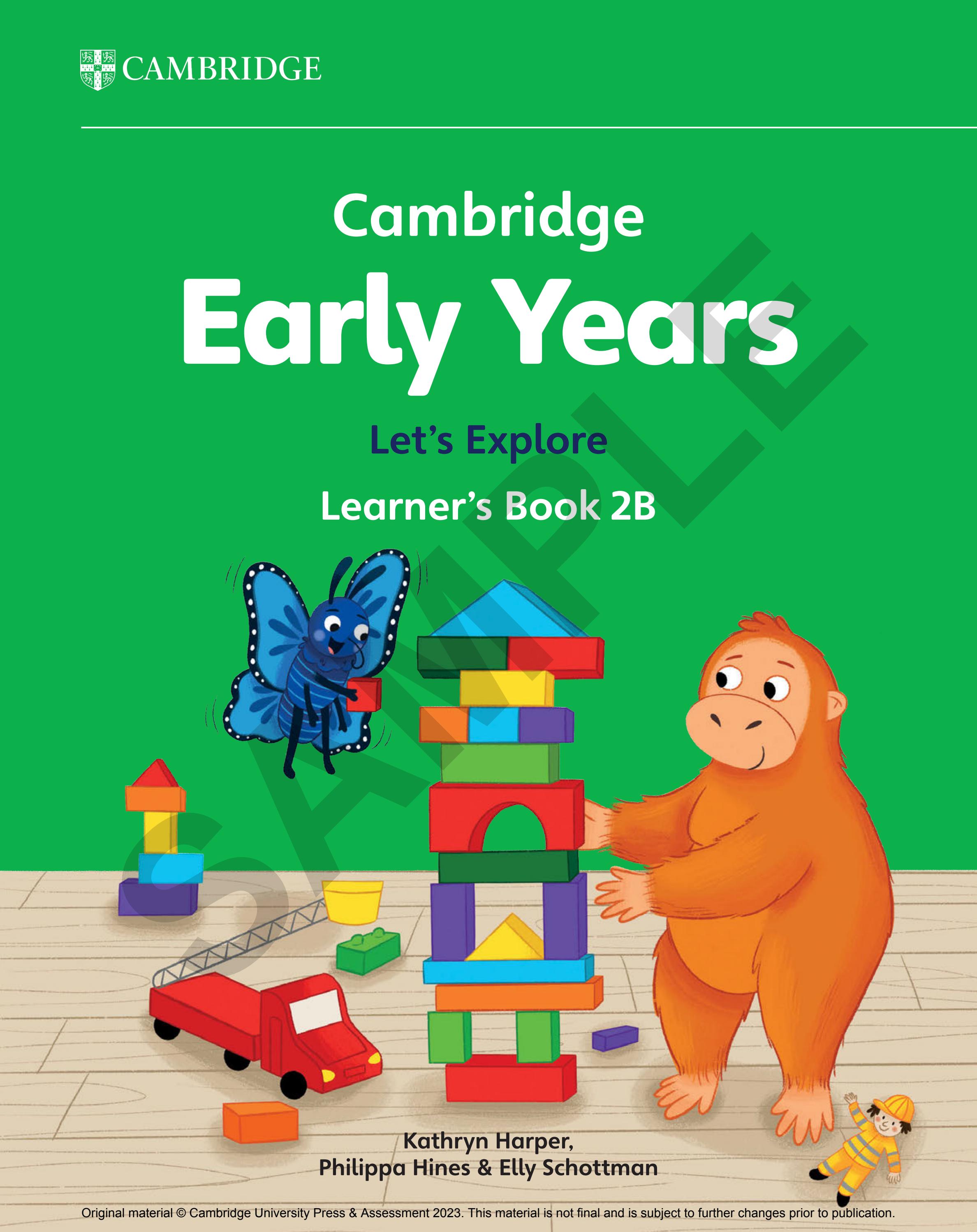Cambridge Early Years Let's Explore Learner's Book 2B by Cambridge ...
