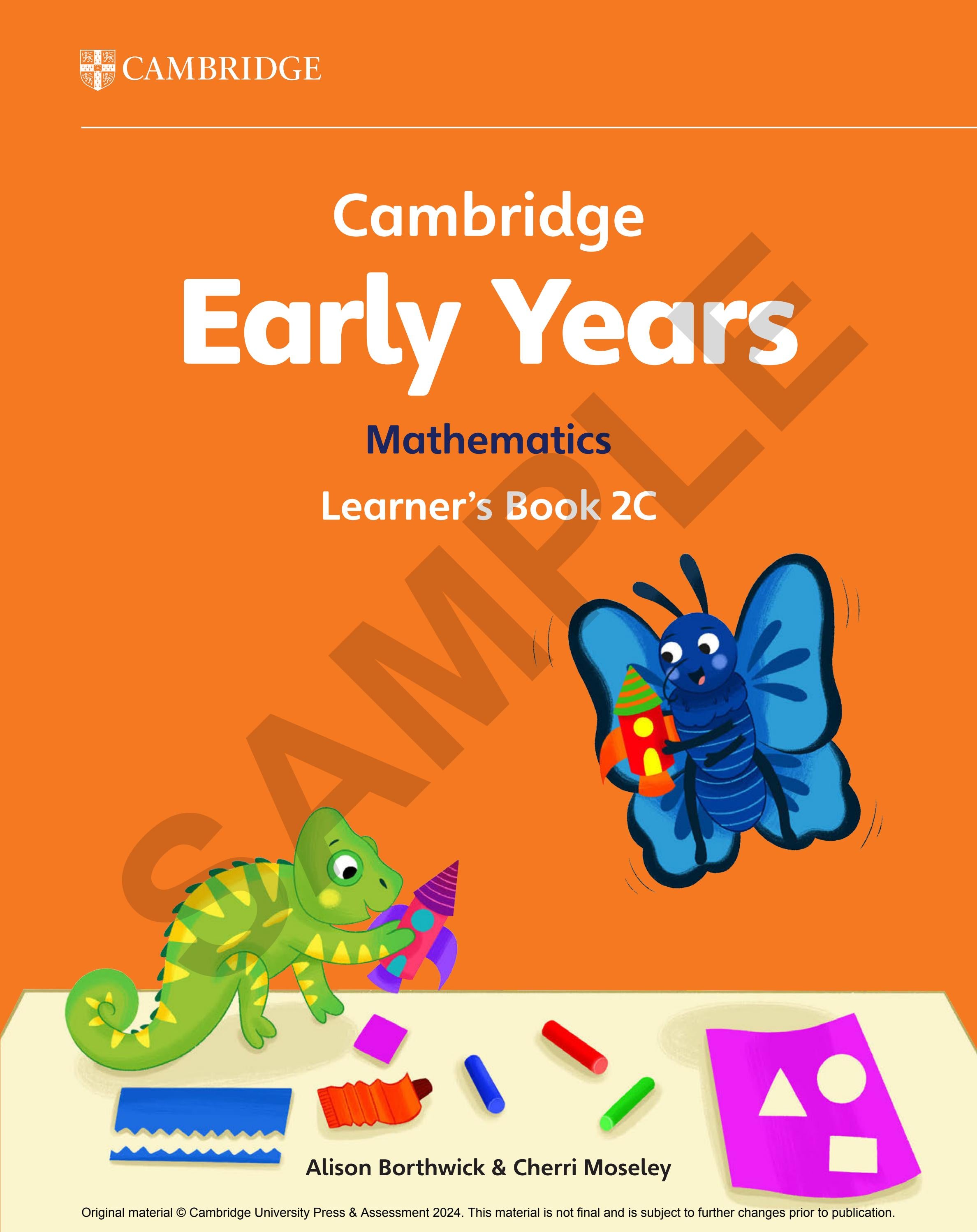 Cambridge Early Years Mathematics Learner's Book 2C by Cambridge ...