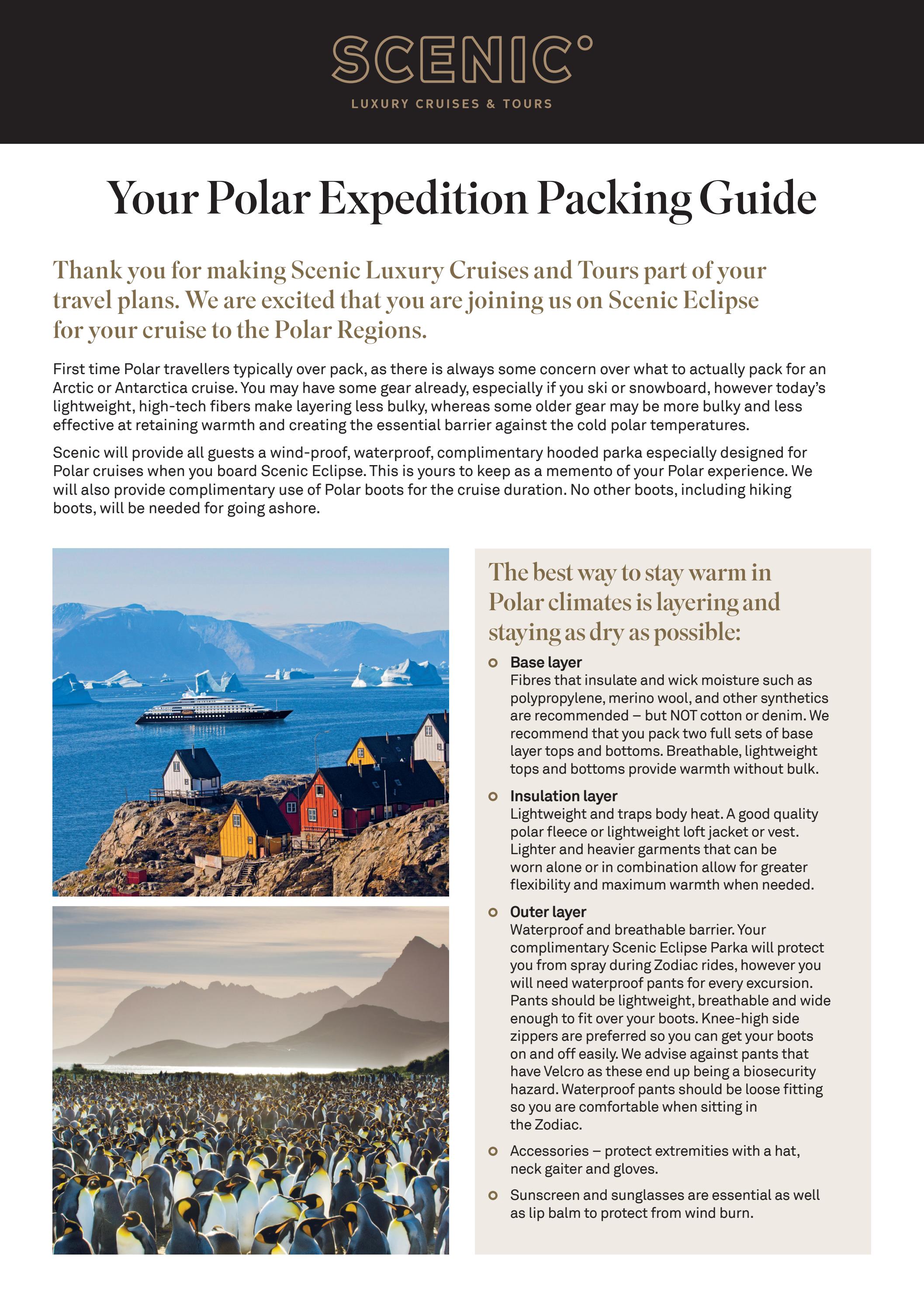 Scenic Eclipse Polar Packing Guide by Scenic UK - Issuu