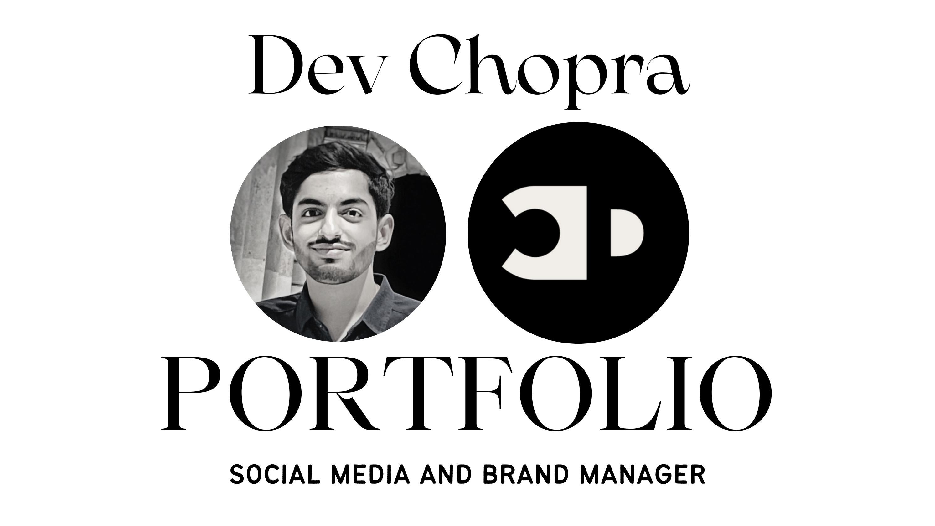 Dev Chopra - Portfolio by Dev Chopra - Issuu