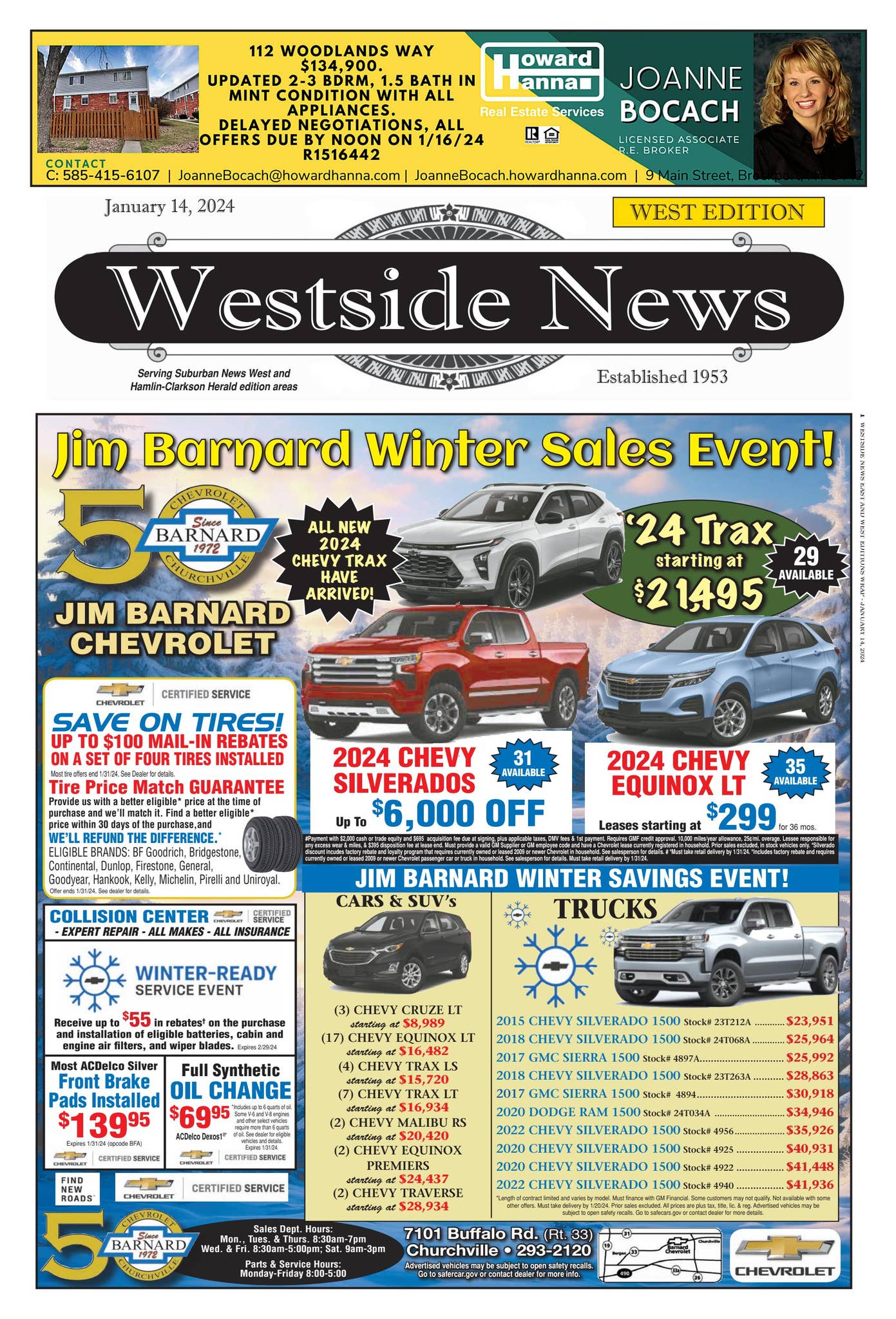 Westside News WEST Edition – January 14, 2024 by Westside News Inc. - Issuu