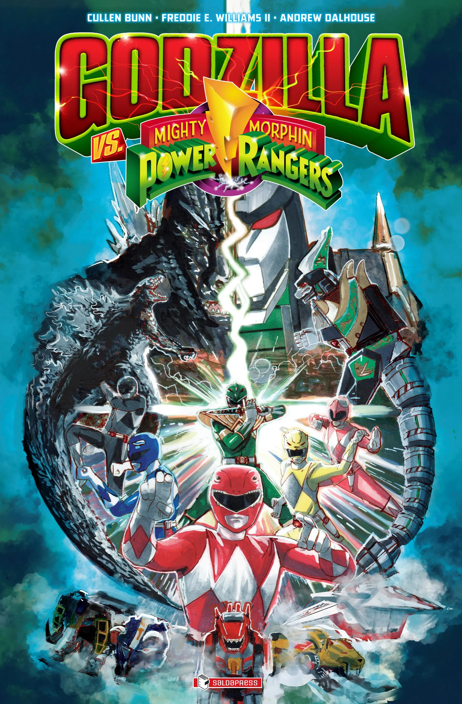 Preview - Godzilla vs. Mighty Morphyn Power Rangers by saldaPress - Issuu