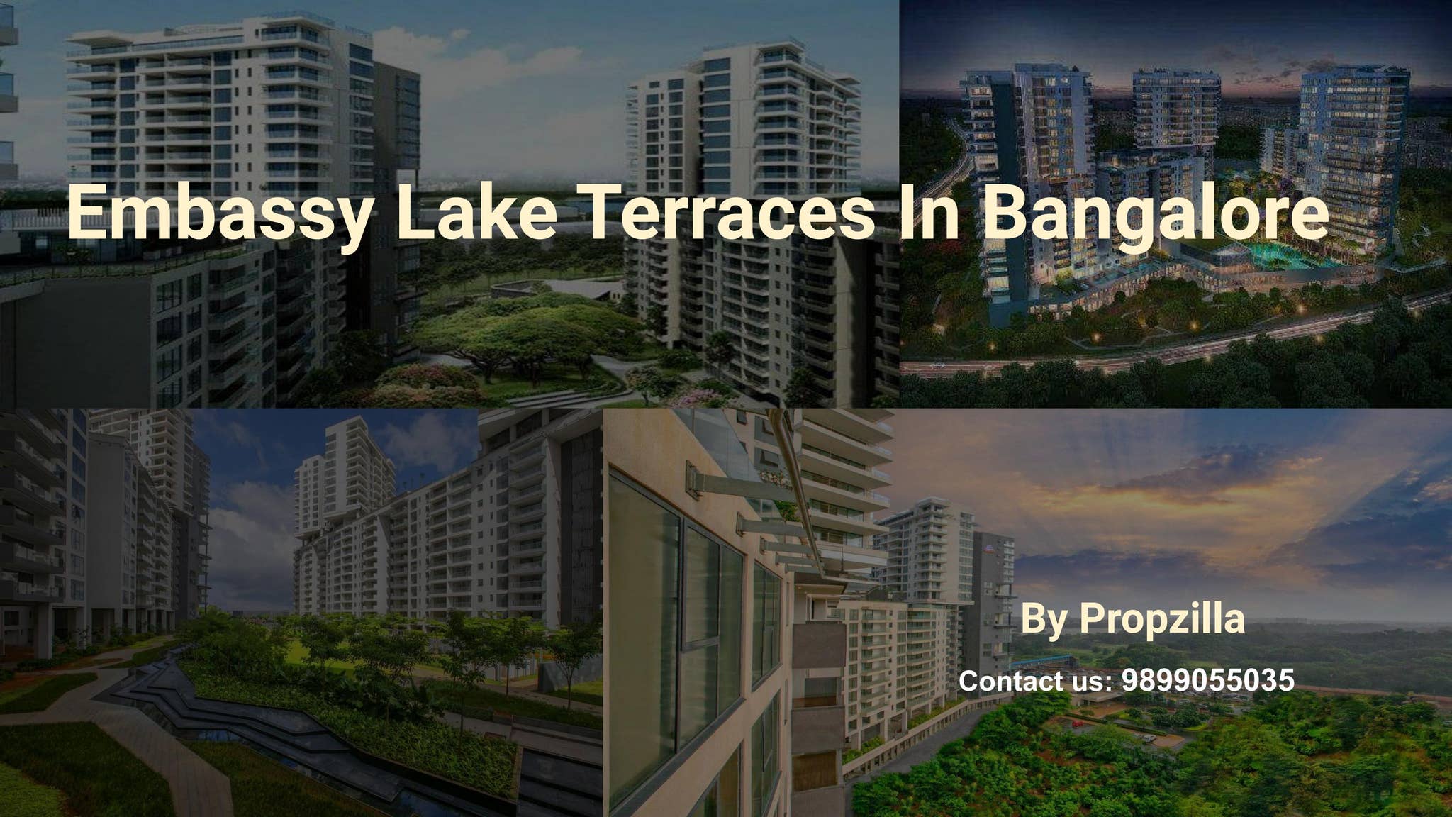 Embassy Lake Terraces 3, 4 and 5 BHK Luxury Apartments in Hebbal ...