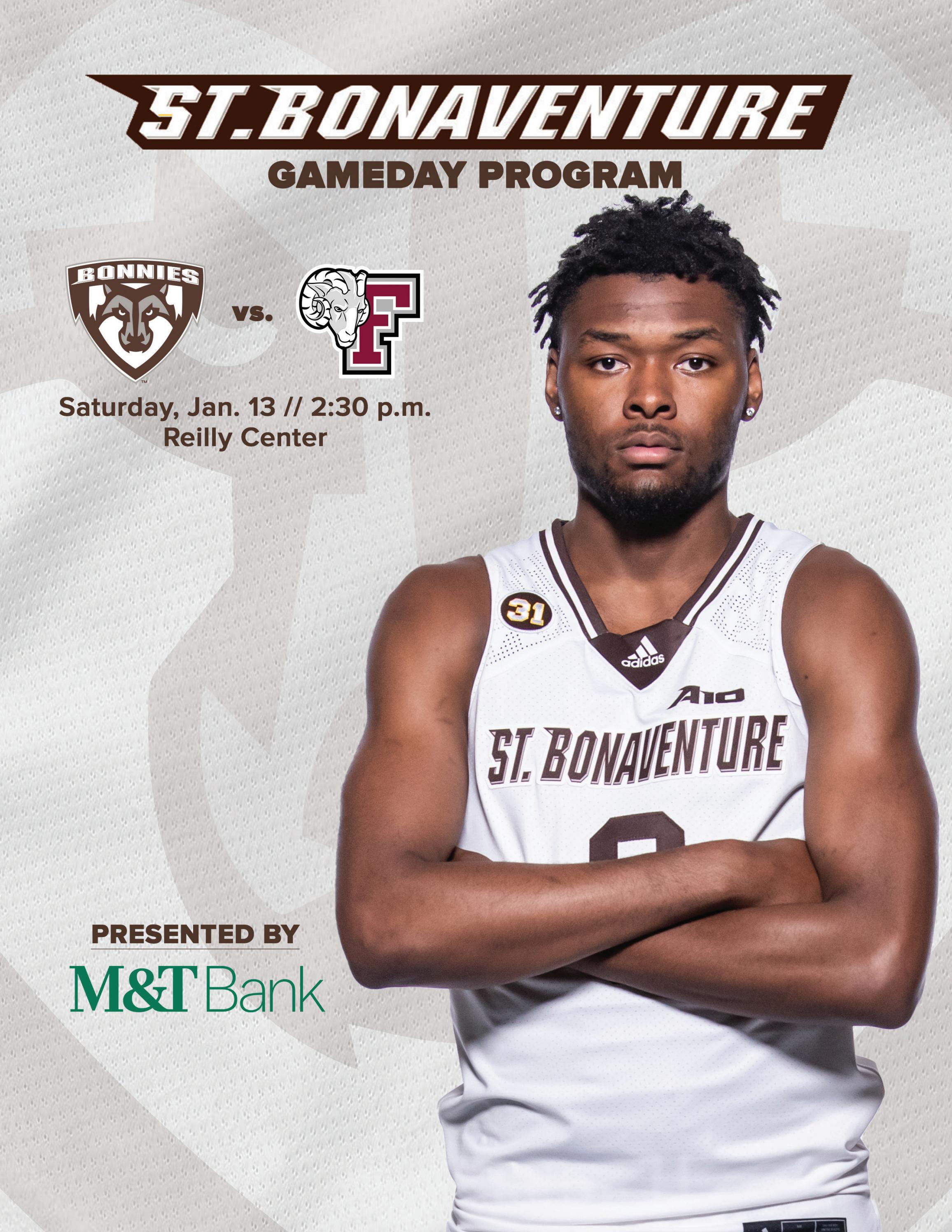 St. Bonaventure Basketball: Bonnies VS Fordham Rams, Jan. 13nd by ...