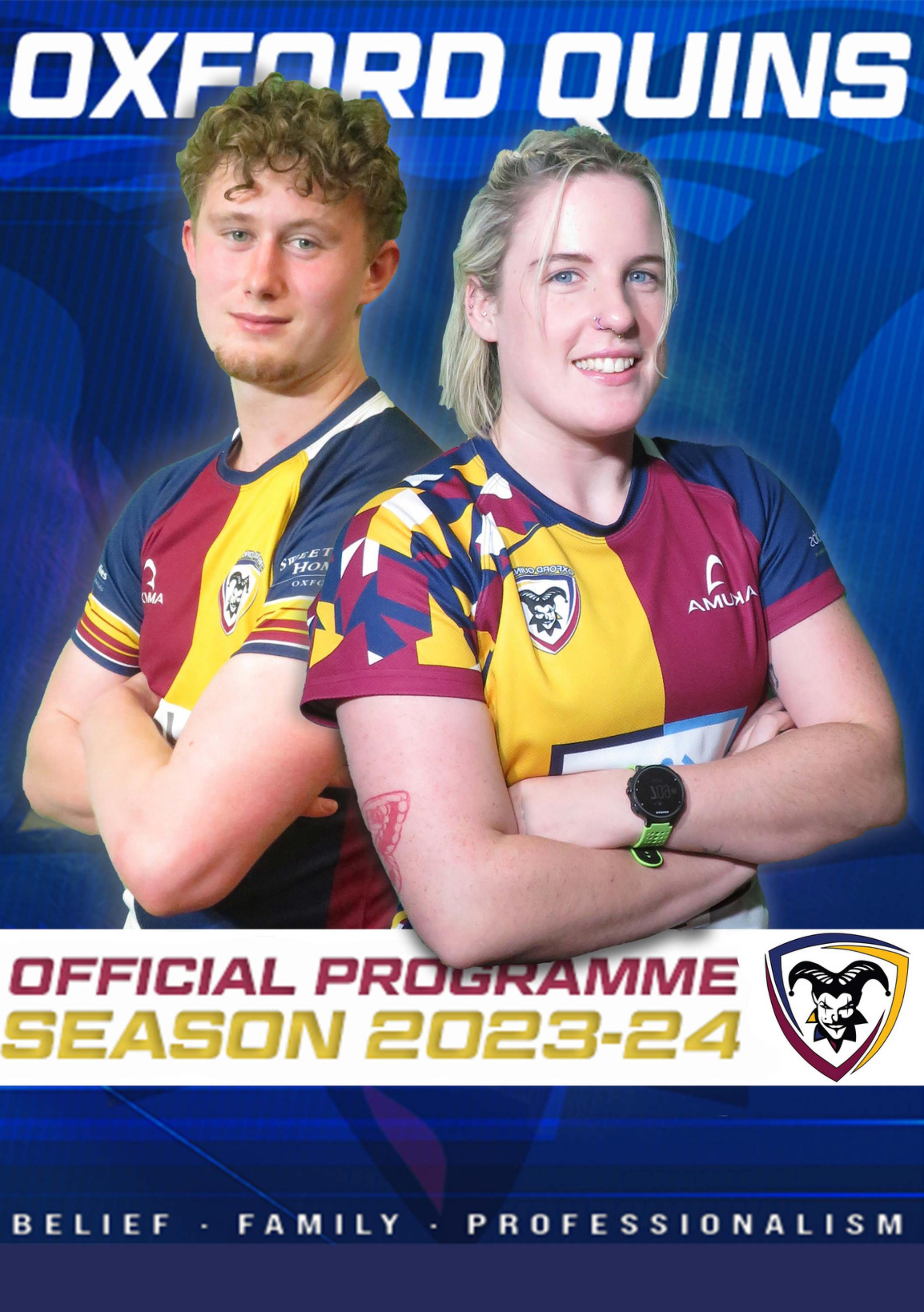 Oxford Quins Match Day Programme 13.01.24 by OxfordQuins - Issuu