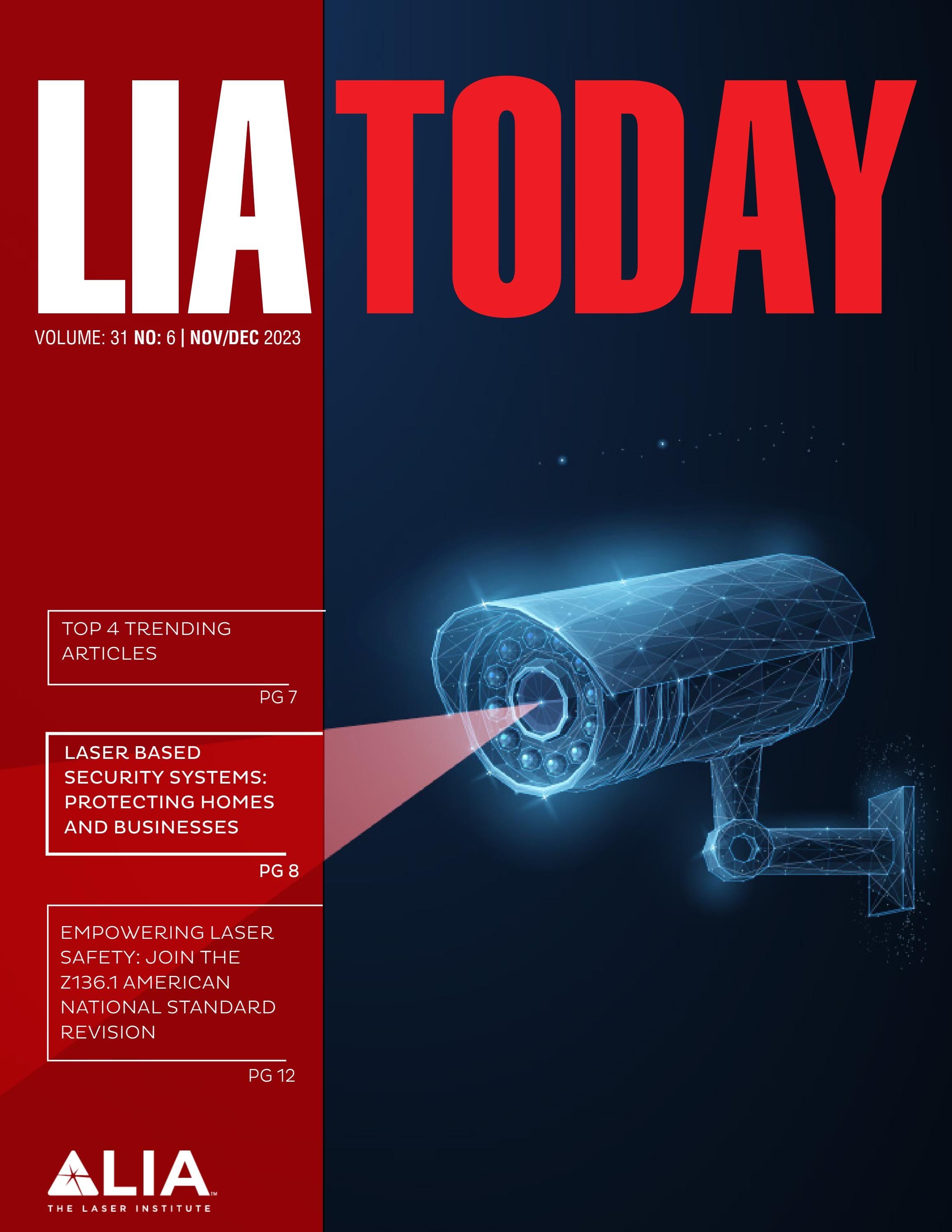 LIA Today - November/December 2023 by Laser Institute of America - Issuu
