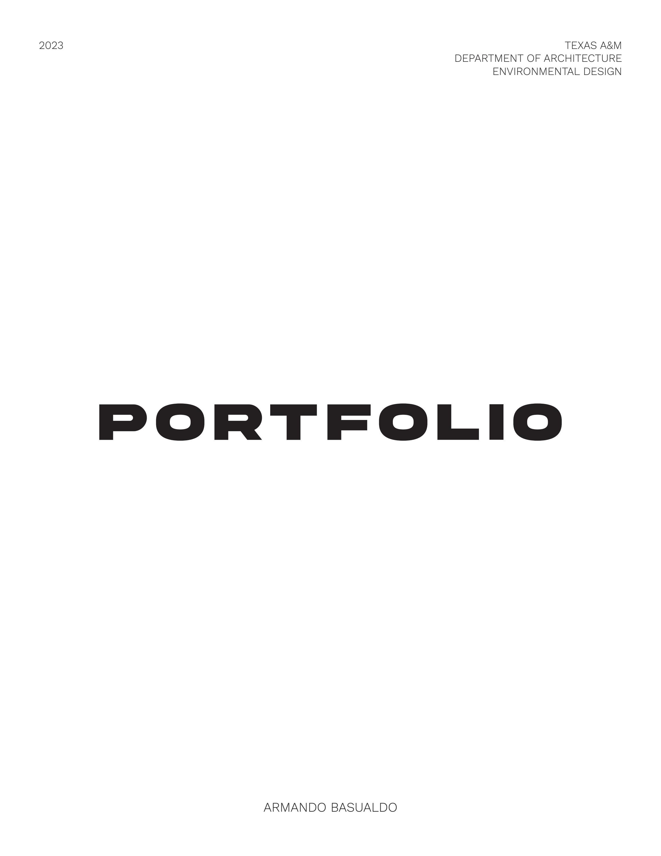 Armando Basualdo Portfolio by Armando Basualdo - Issuu