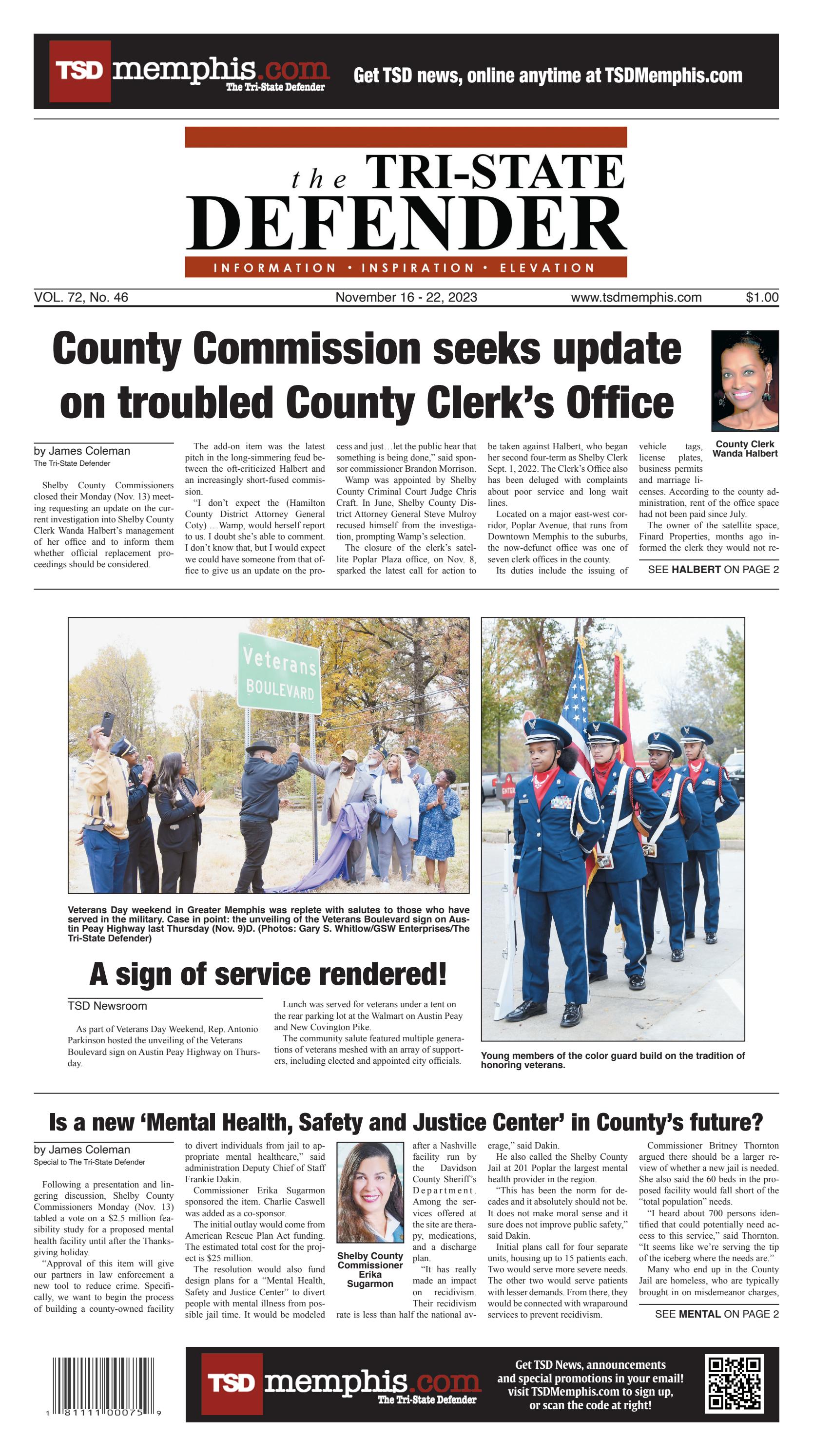 The Tri-State Defender - November 16-22, 2023 by The Tri-State Defender ...