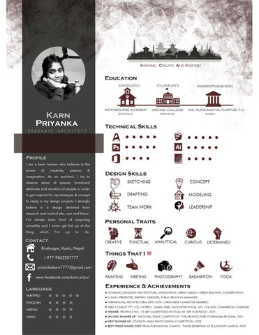 My portfolio- Priyanka Karn' Portfolio, from IOE Purwanchal Campus, Tribhuvan University by ...