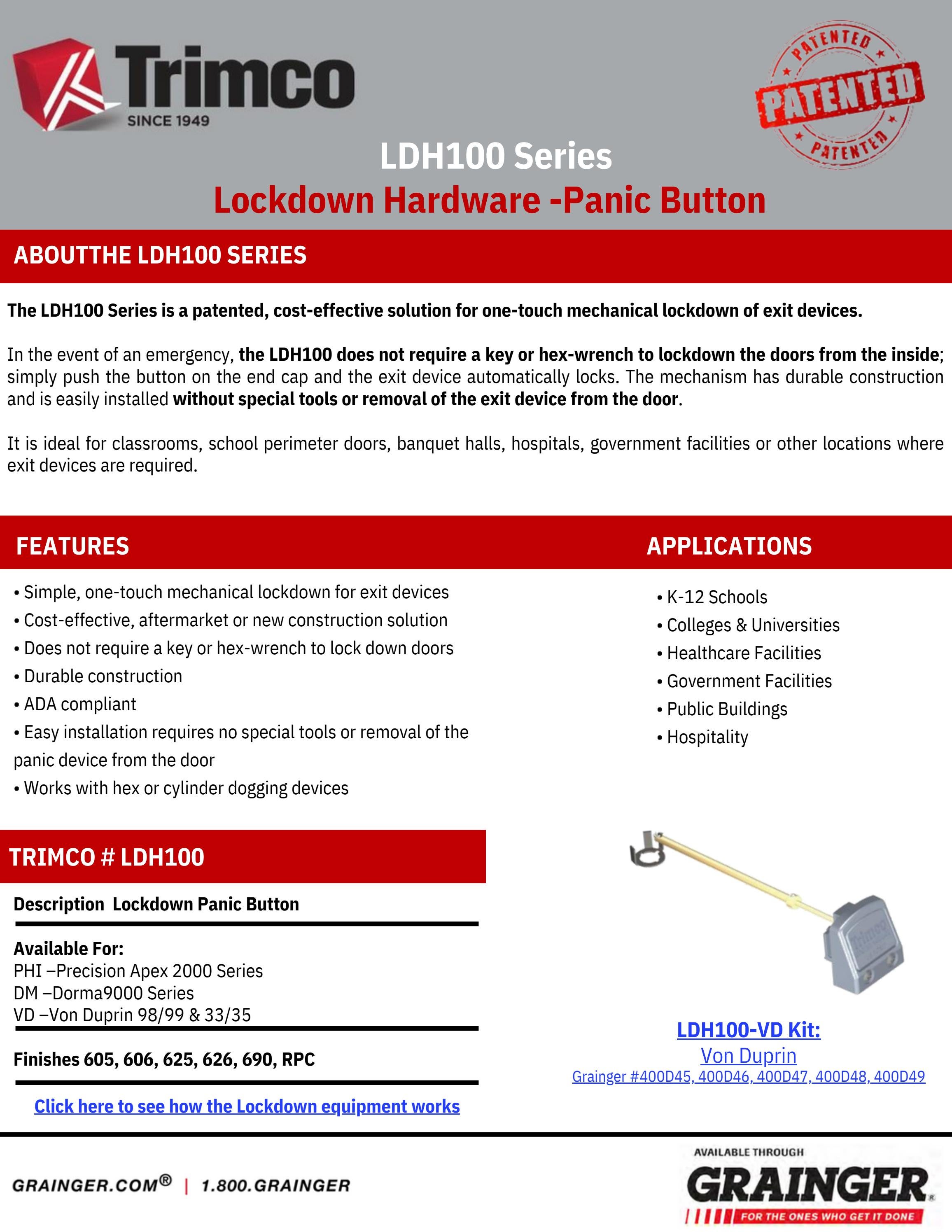 Trimco, Lockdown Hardware by ISI Marketing Portal - Issuu