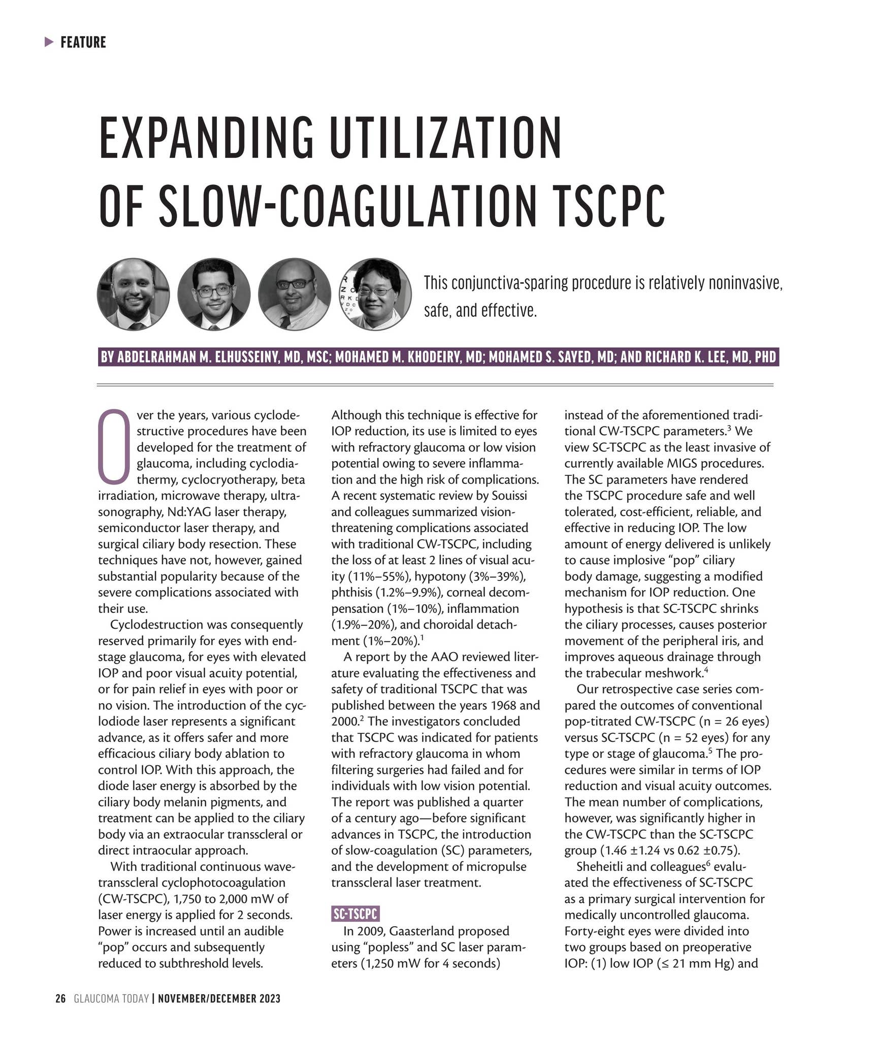 EXPANDING UTILIZATION OF SLOW-COAGULATION TSCPC by OftalTech Solutions ...