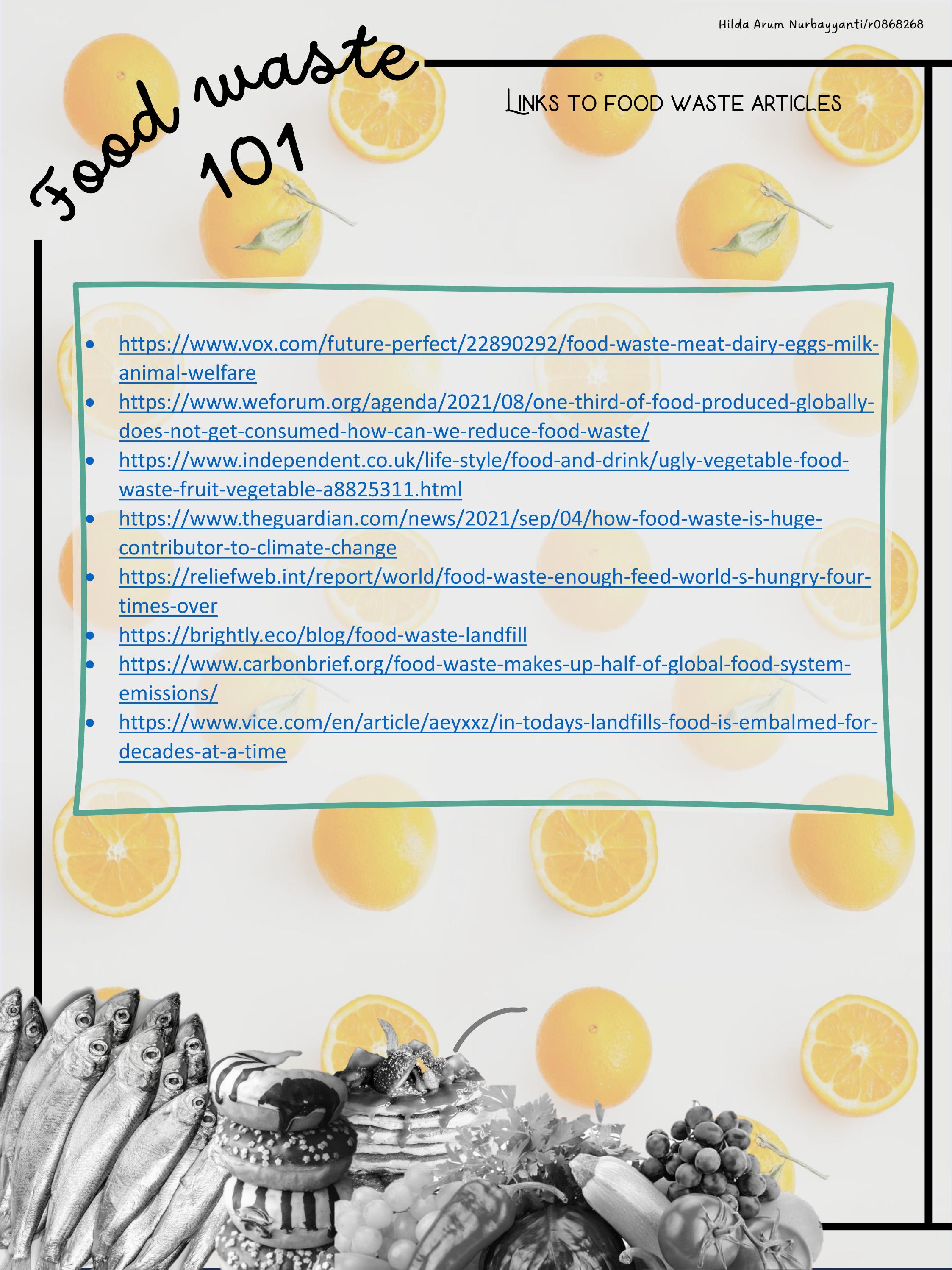 Links to food waste articles by Hilda Arum Nurbayyanti - Issuu