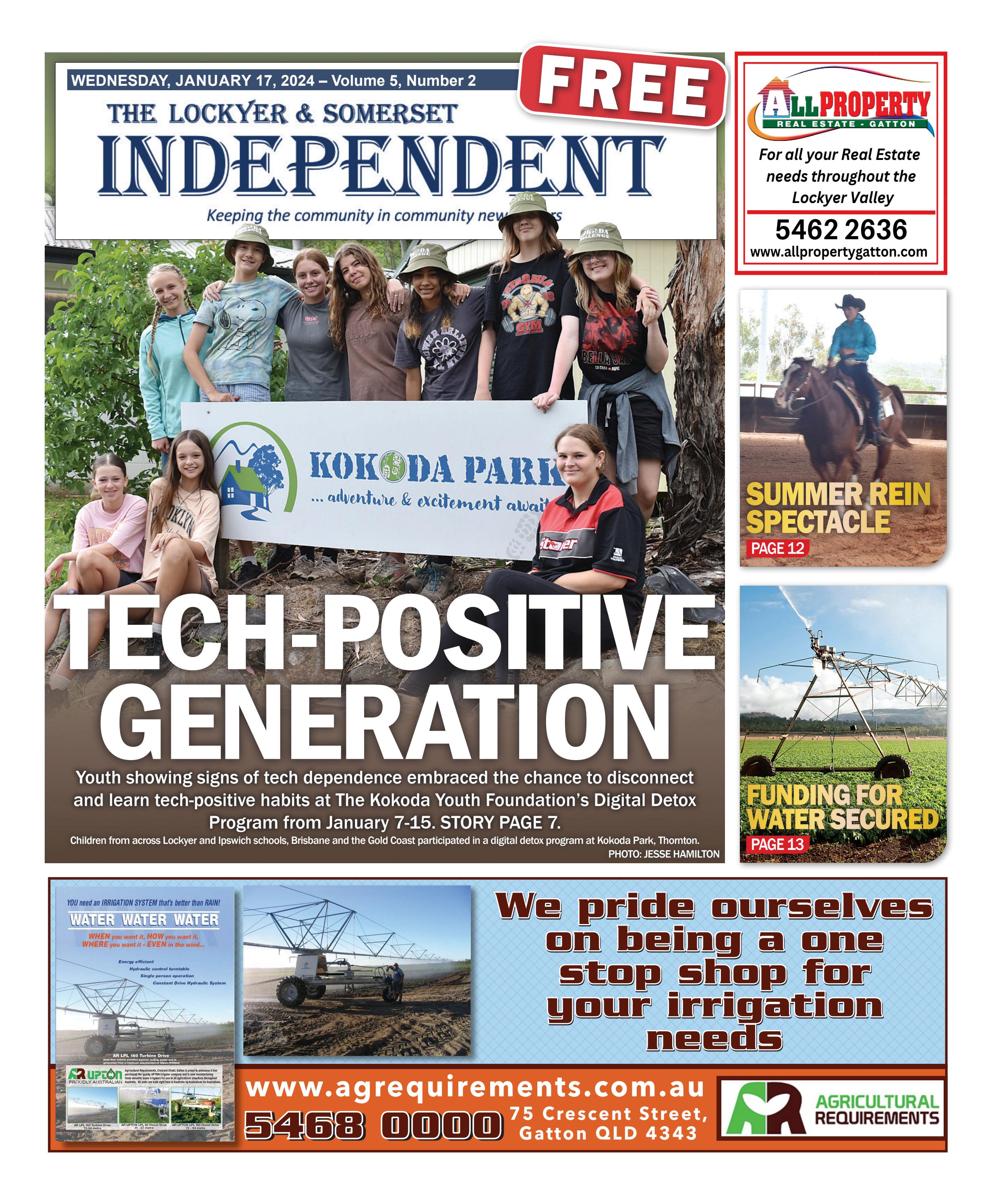 The Independent - Wednesday 17th January 2024 by The Lockyer & Somerset ...