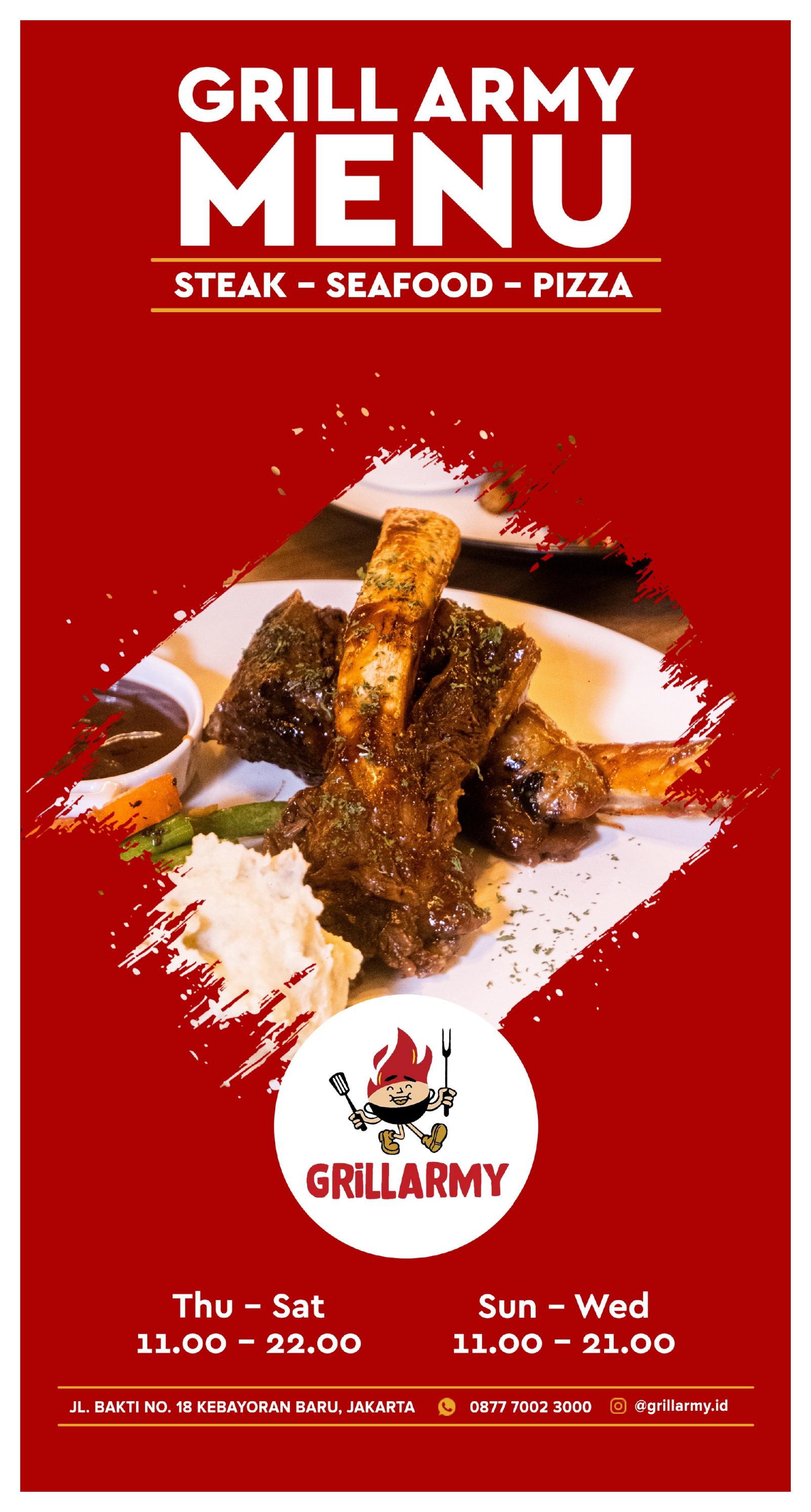 MENU GRILL ARMY by Grill Army - Issuu