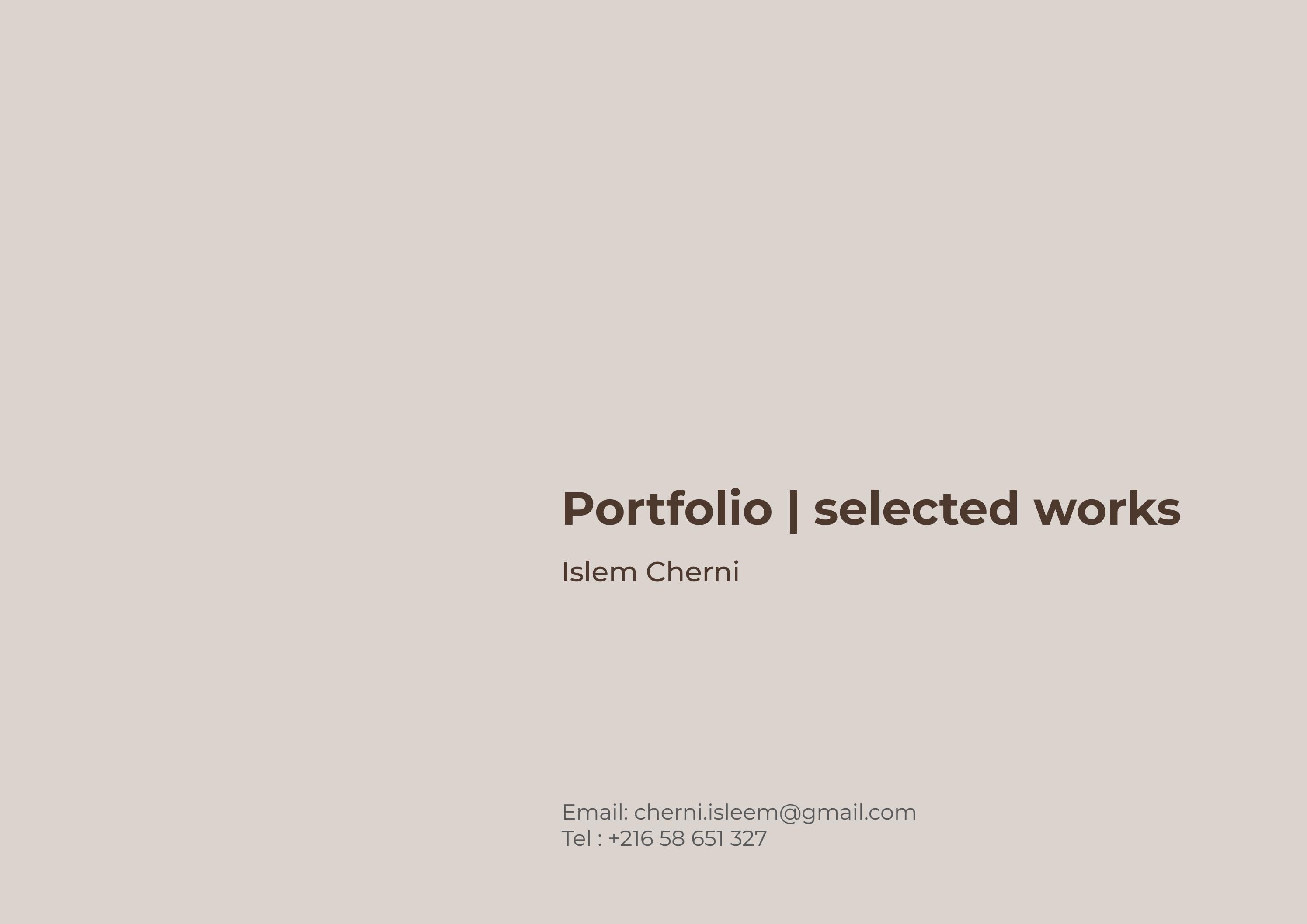 Portfolio | Islem Cherni by Islem Cherni - Issuu